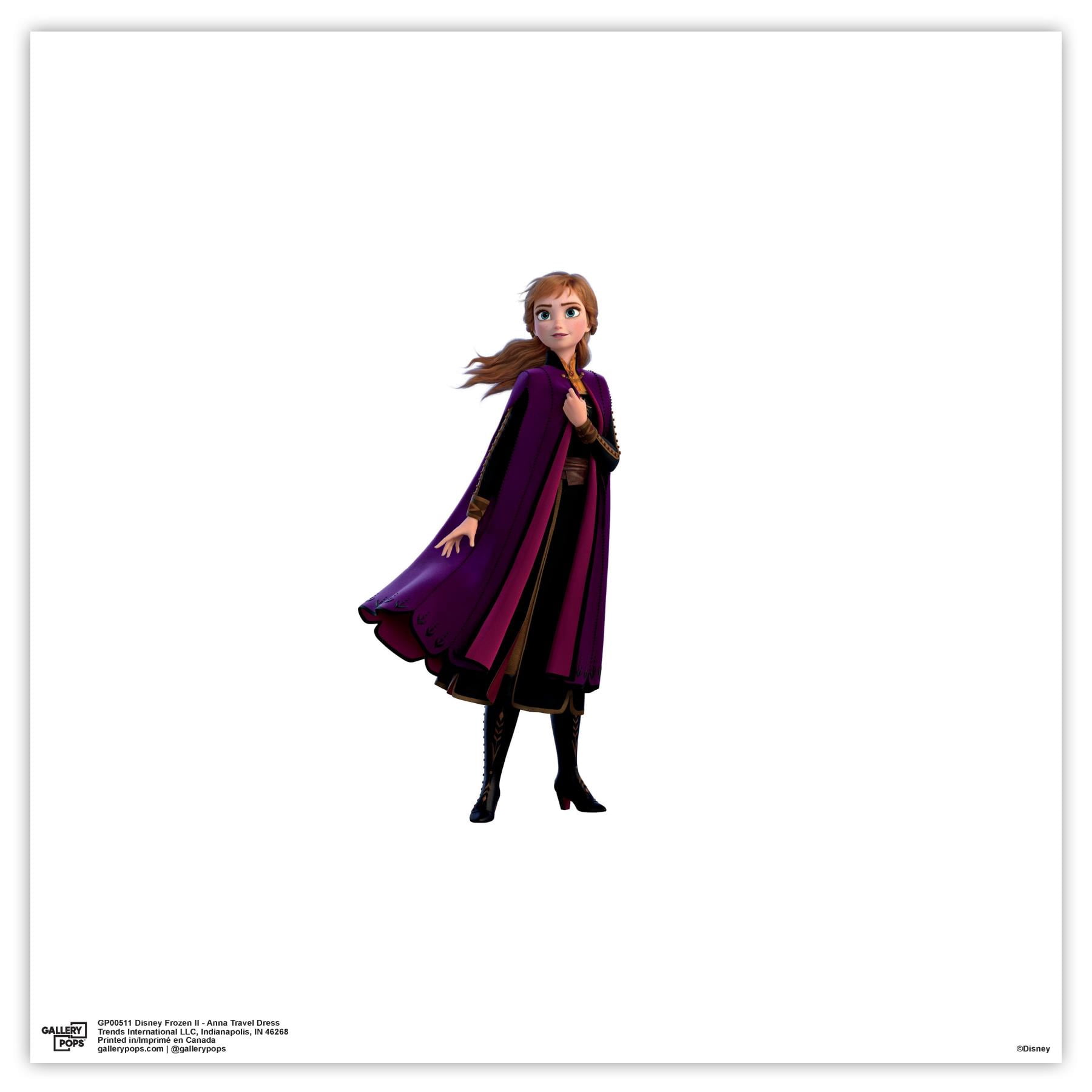 Gallery Pops Disney Frozen II - Anna Travel Dress Wall Art, Unframed ...