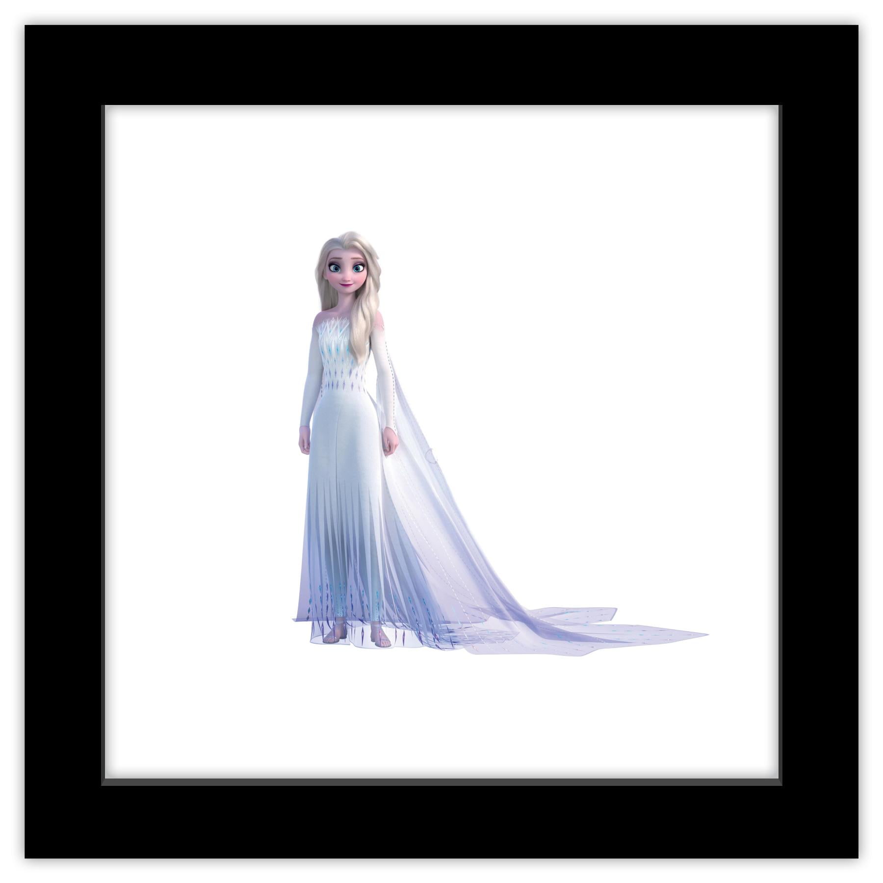 Gallery Pops Disney Frozen II - Elsa Fifth Spirit Dress Wall Art, Black ...