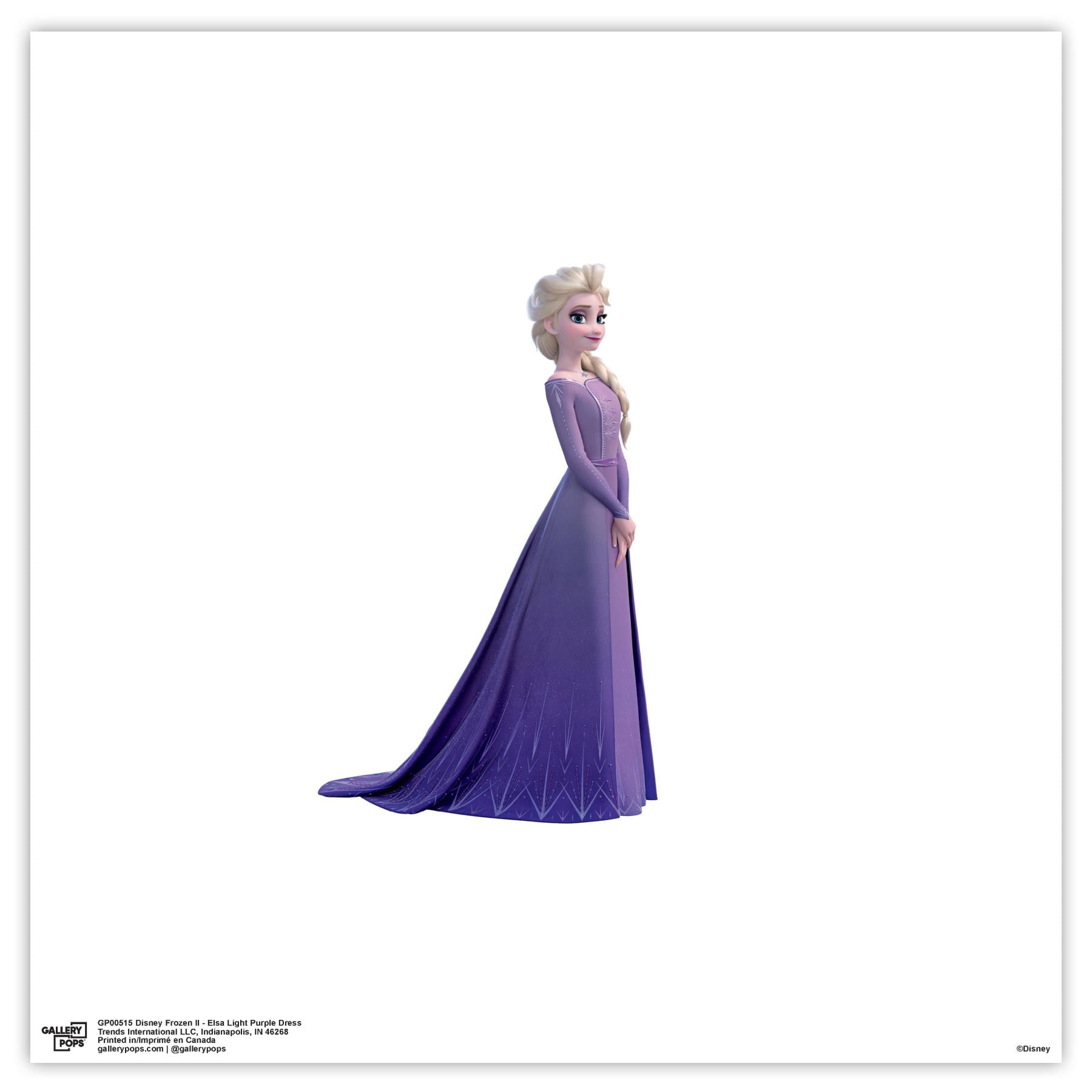 Gallery Pops Disney Frozen II - Elsa Light Purple Dress Wall Art ...