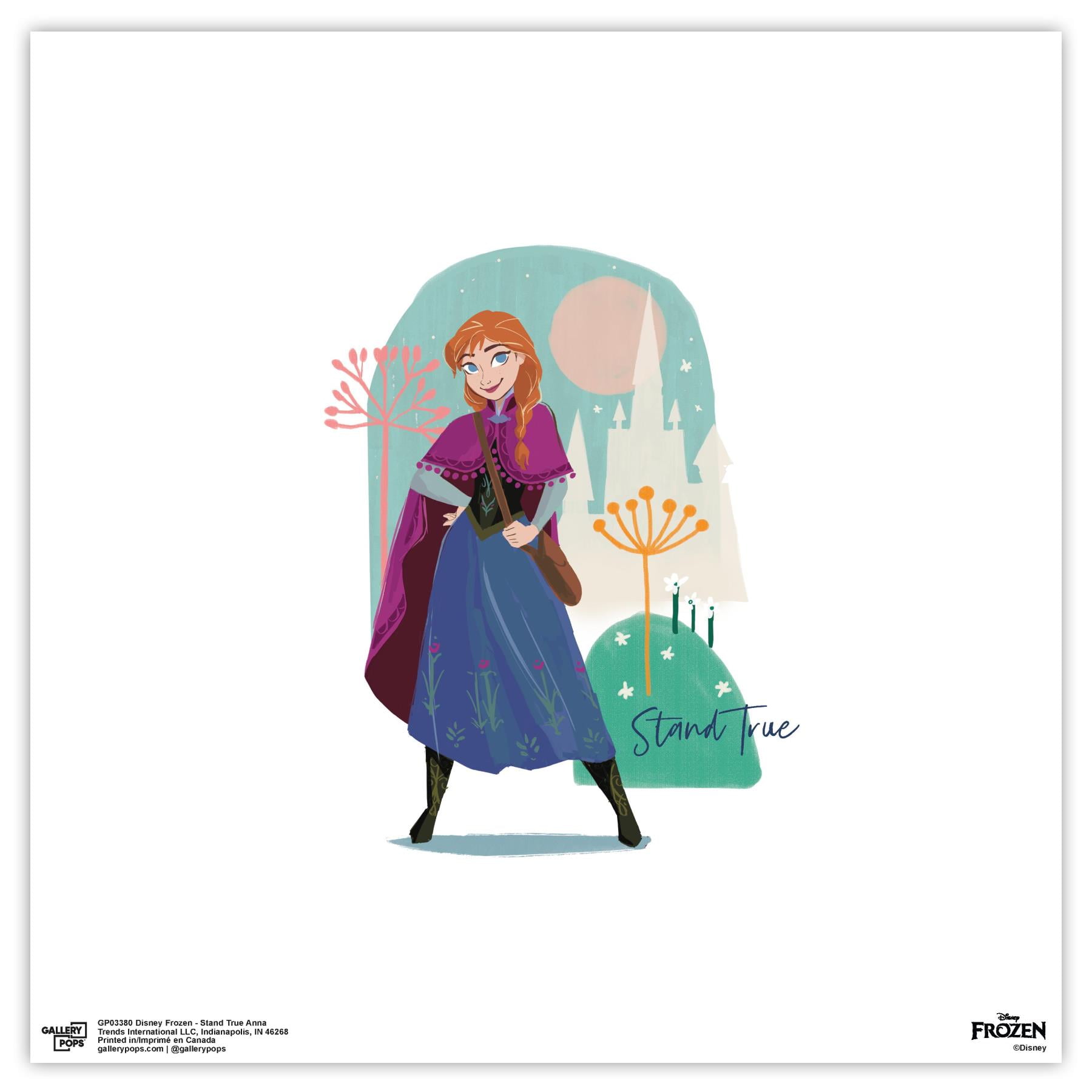 Gallery Pops Disney Frozen - Stand True Anna Wall Art, Unframed Version ...