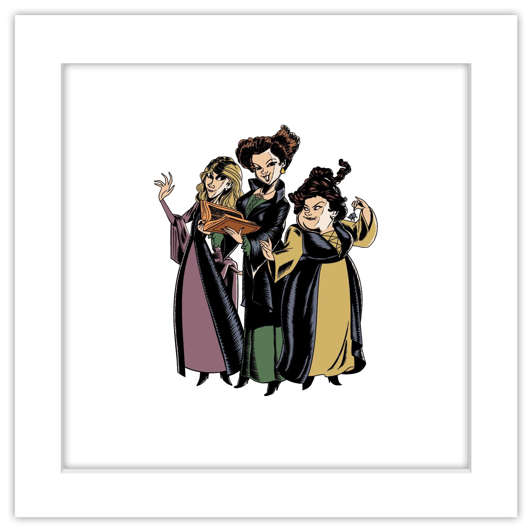 Gallery Pops Disney Hocus Pocus 2 - Sanderson Sisters Wall Art, White ...
