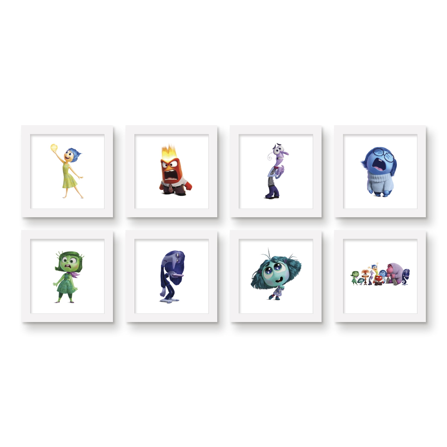Gallery Pops Disney Inside Out 2 - Character Wall Art Bundle (8-Pack ...