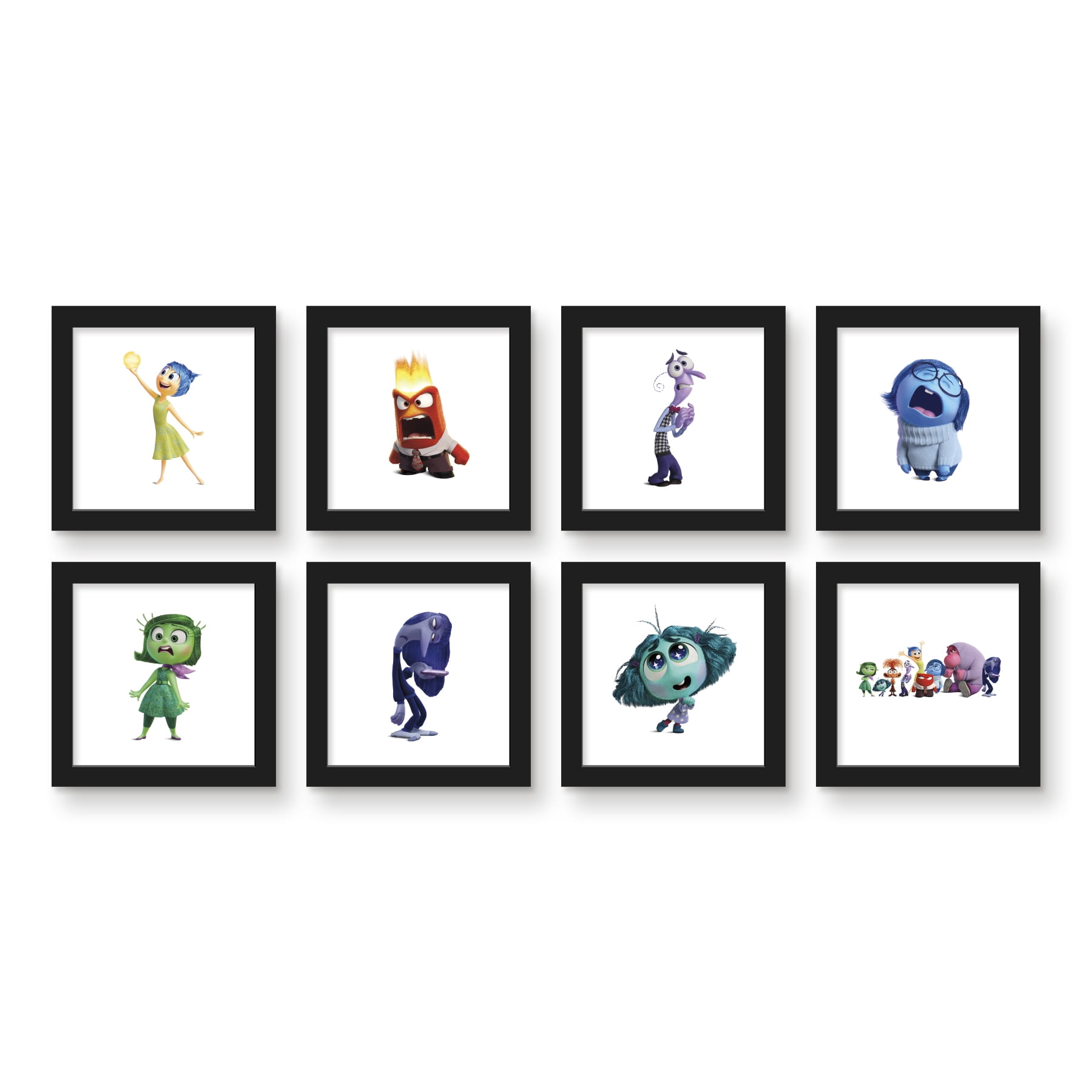 Gallery Pops Disney Inside Out 2 - Character Wall Art Bundle (8-Pack ...