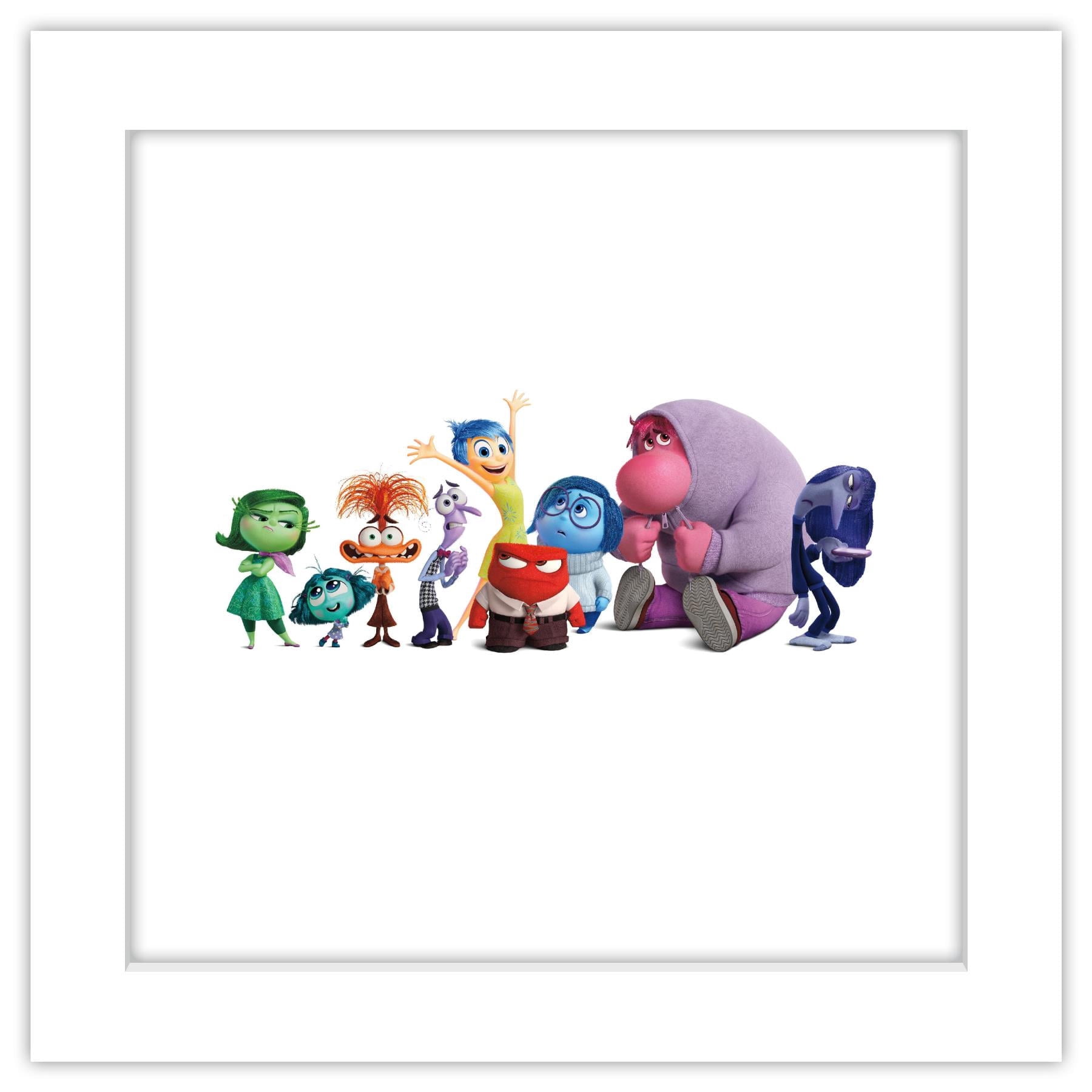 Gallery Pops Disney Inside Out 2 - Emotions Group Wall Art, White ...