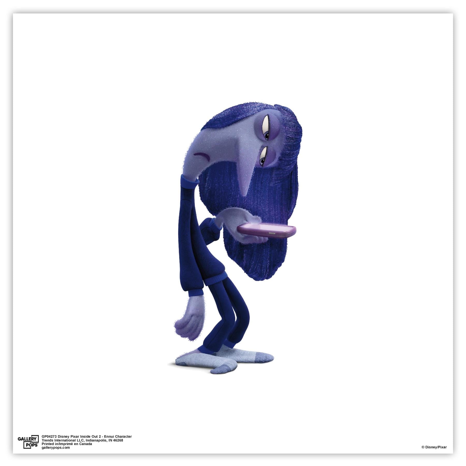 Gallery Pops Disney Inside Out 2 - Ennui Character Wall Art, Unframed ...