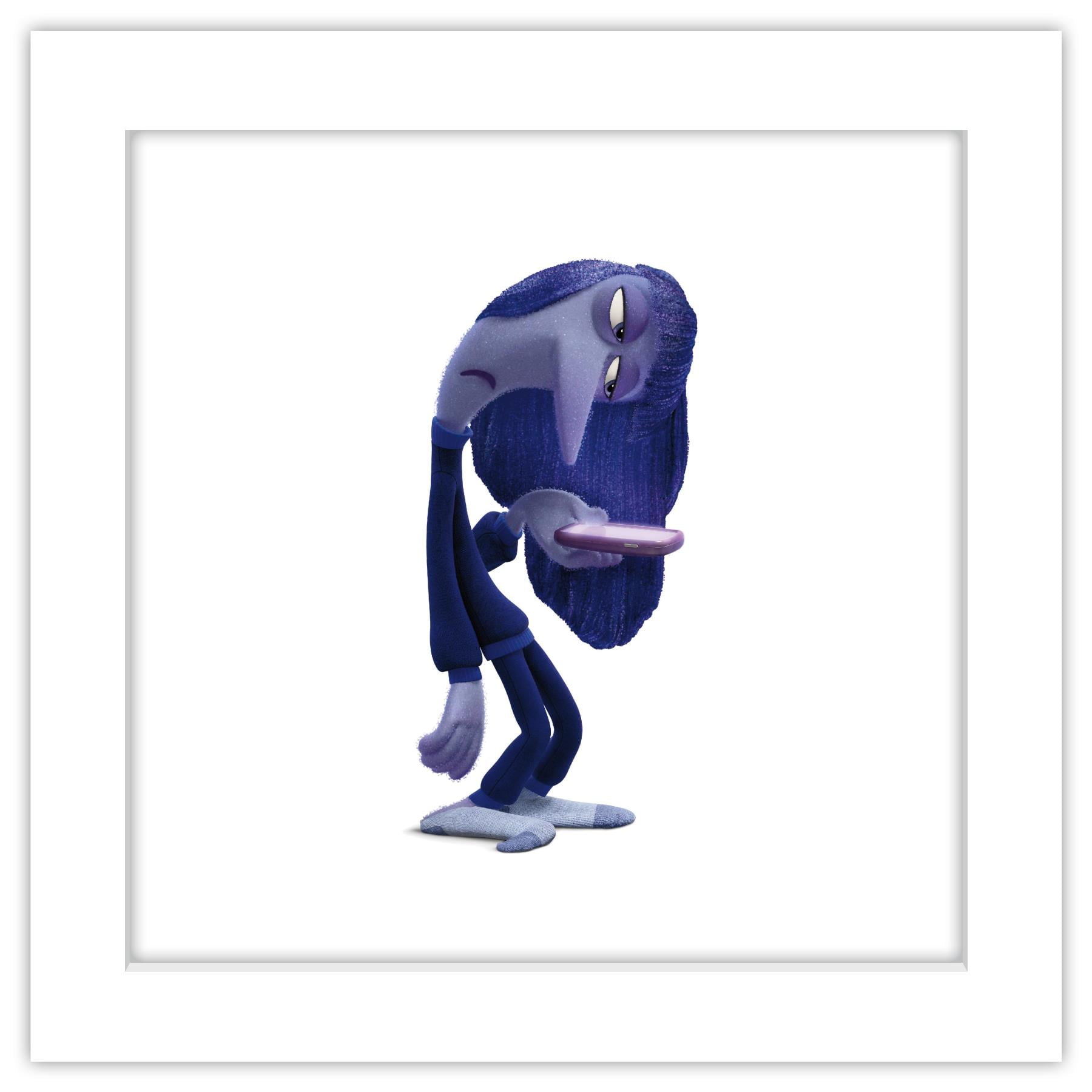 Gallery Pops Disney Inside Out 2 - Ennui Character Wall Art, White ...