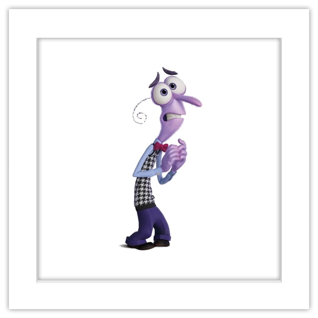 Gallery Pops Disney Inside Out 2 - Fear Character Wall Art, White ...