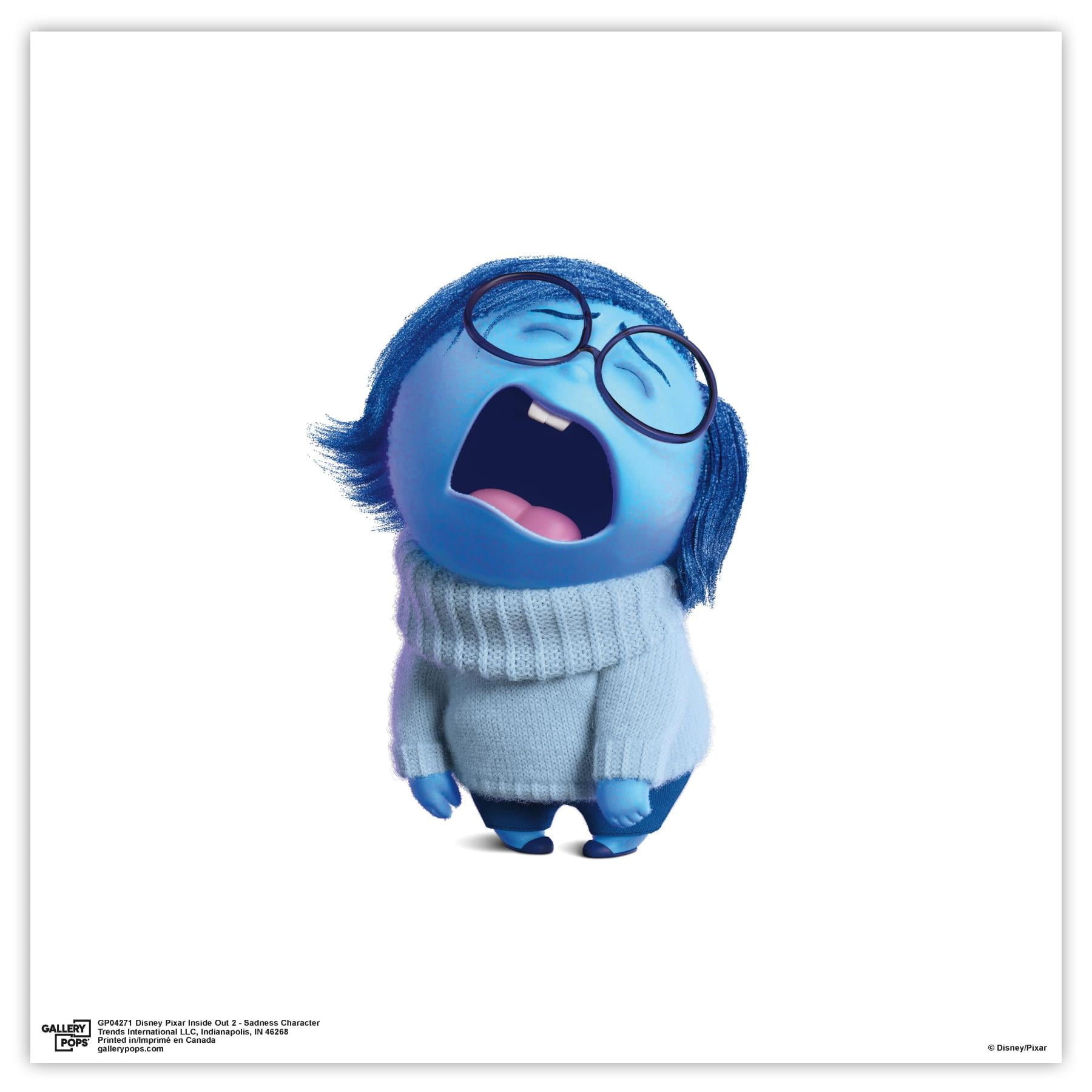 Gallery Pops Disney Inside Out 2 - Sadness Character Wall Art, Unframed ...
