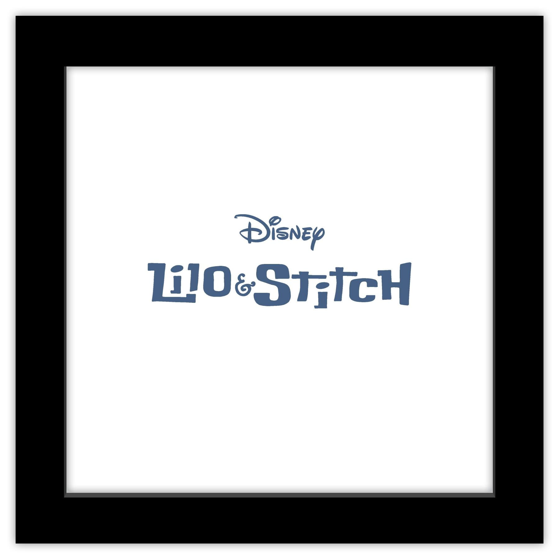 Gallery Pops Disney Lilo & Stitch - Logo Wall Art, Black Framed Version ...
