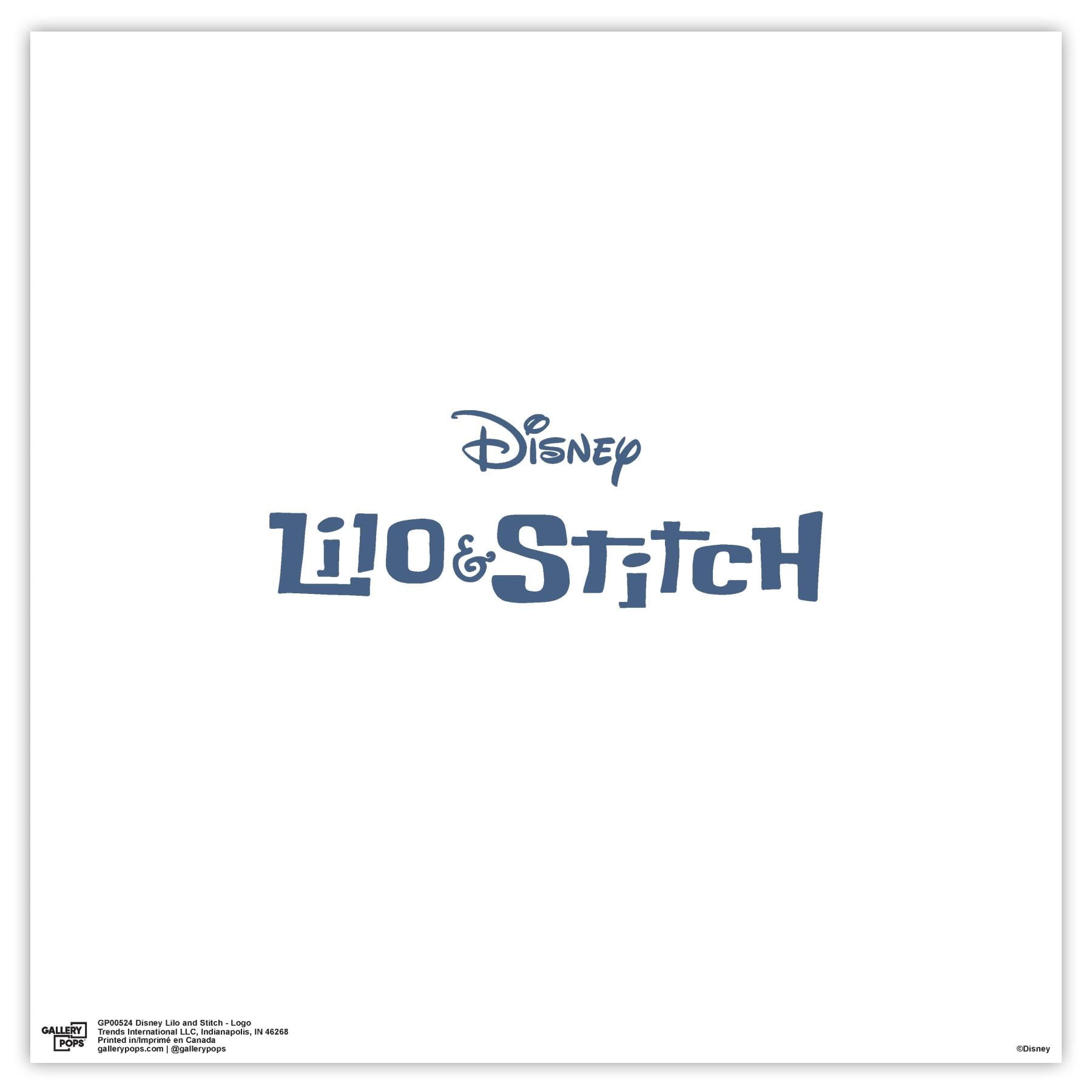 Gallery Pops Disney Lilo & Stitch - Logo Wall Art, Unframed Version, 12 ...