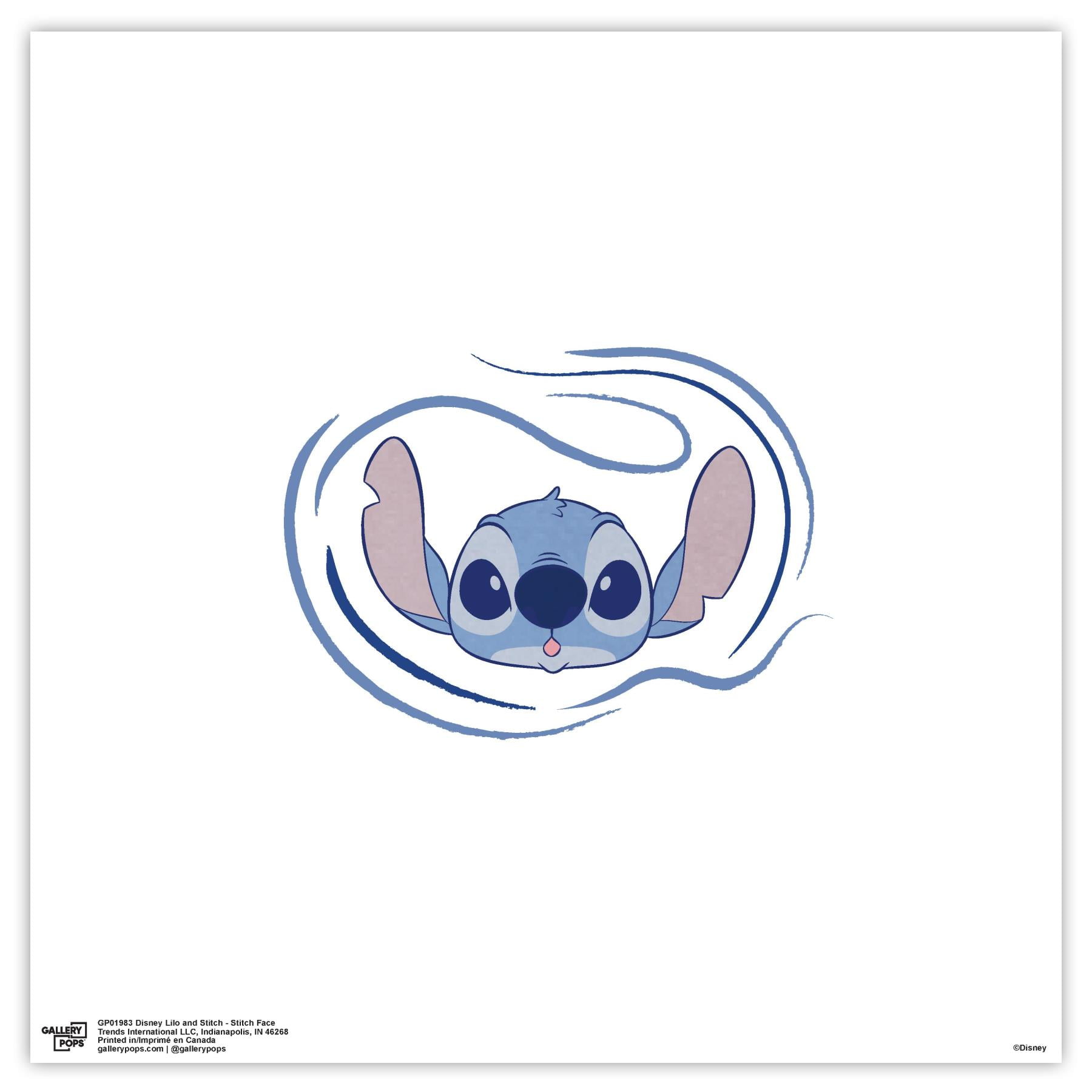 Gallery Pops Disney Lilo & Stitch - Stitch Face Wall Art, Unframed ...