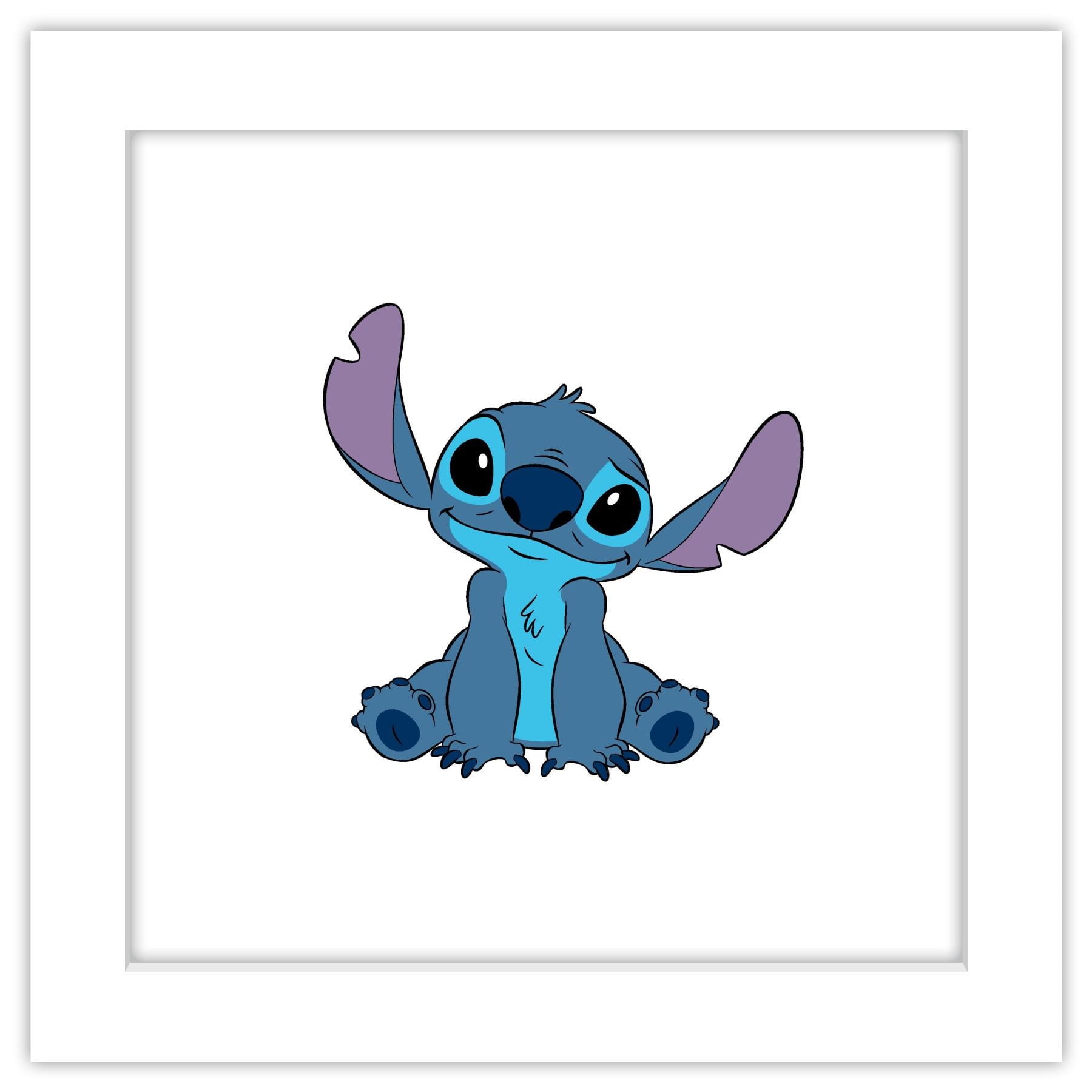 Gallery Pops Disney Lilo & Stitch - Stitch Wall Art, White Framed ...