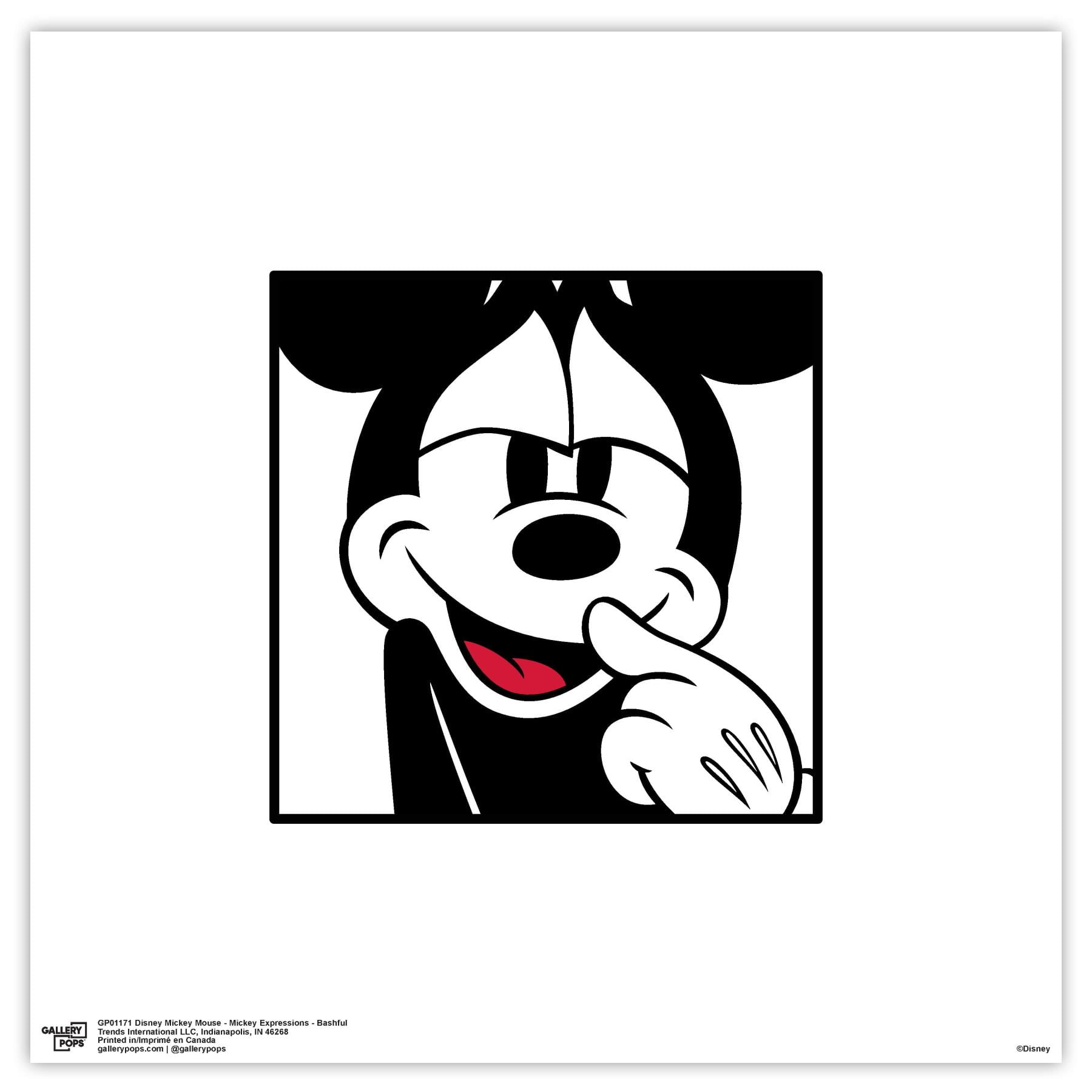 Gallery Pops Disney Mickey Mouse - Mickey Expressions - Bashful Wall ...