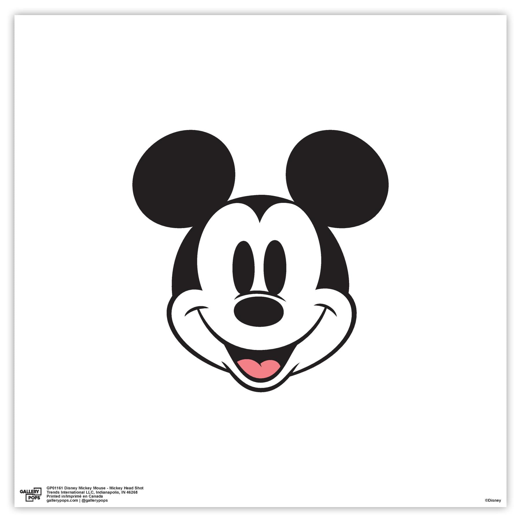 Gallery Pops Disney Mickey Mouse - Mickey Head Shot Wall Art, Unframed ...