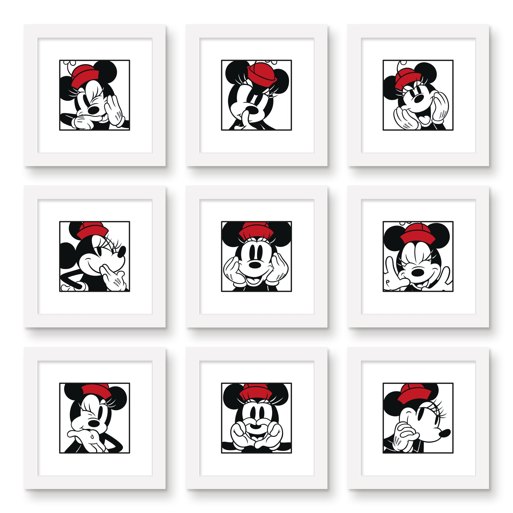 Gallery Pops Disney Mickey Mouse - Minnie Expressions Wall Art Bundle ...
