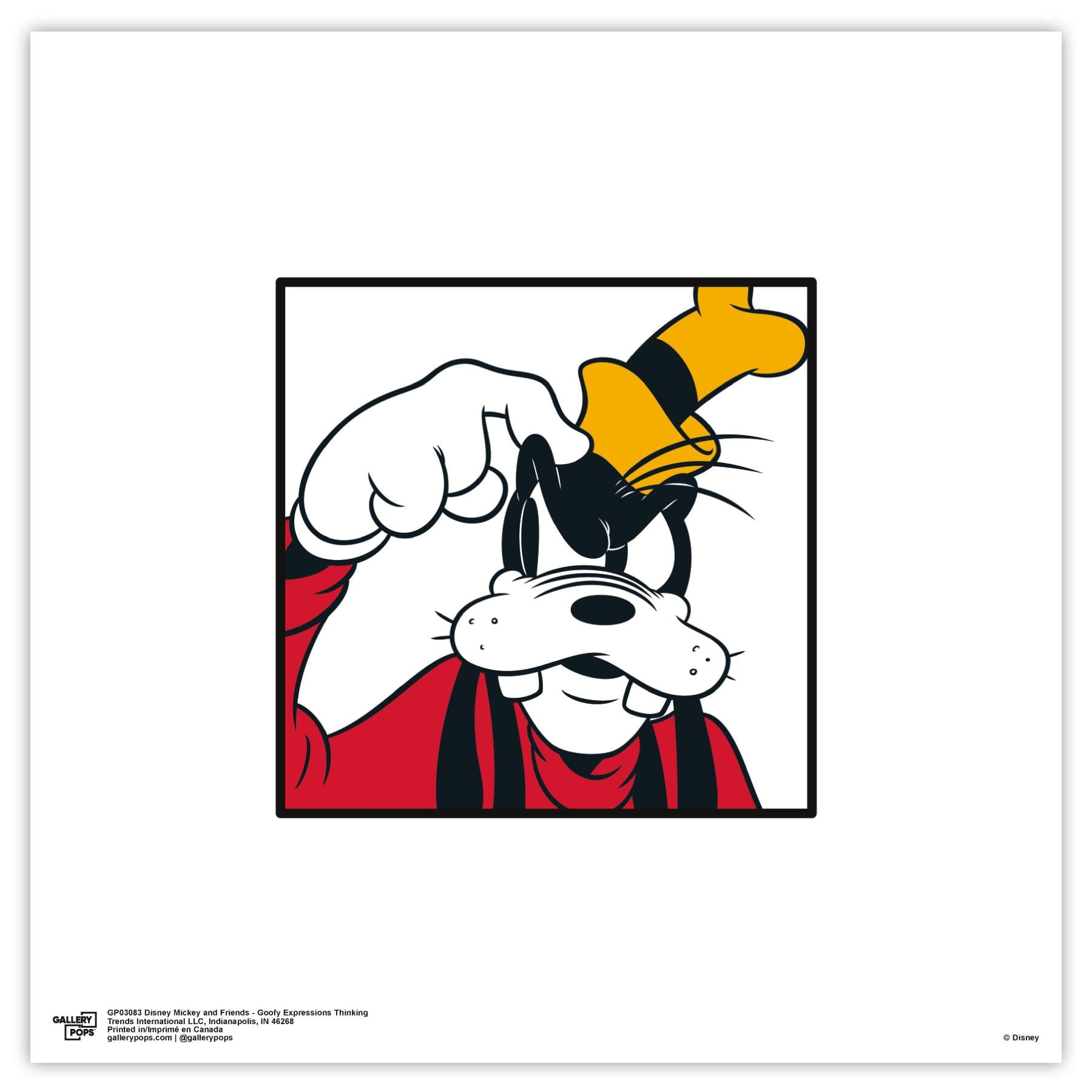 Gallery Pops Disney Mickey and Friends - Goofy Expressions Thinking ...