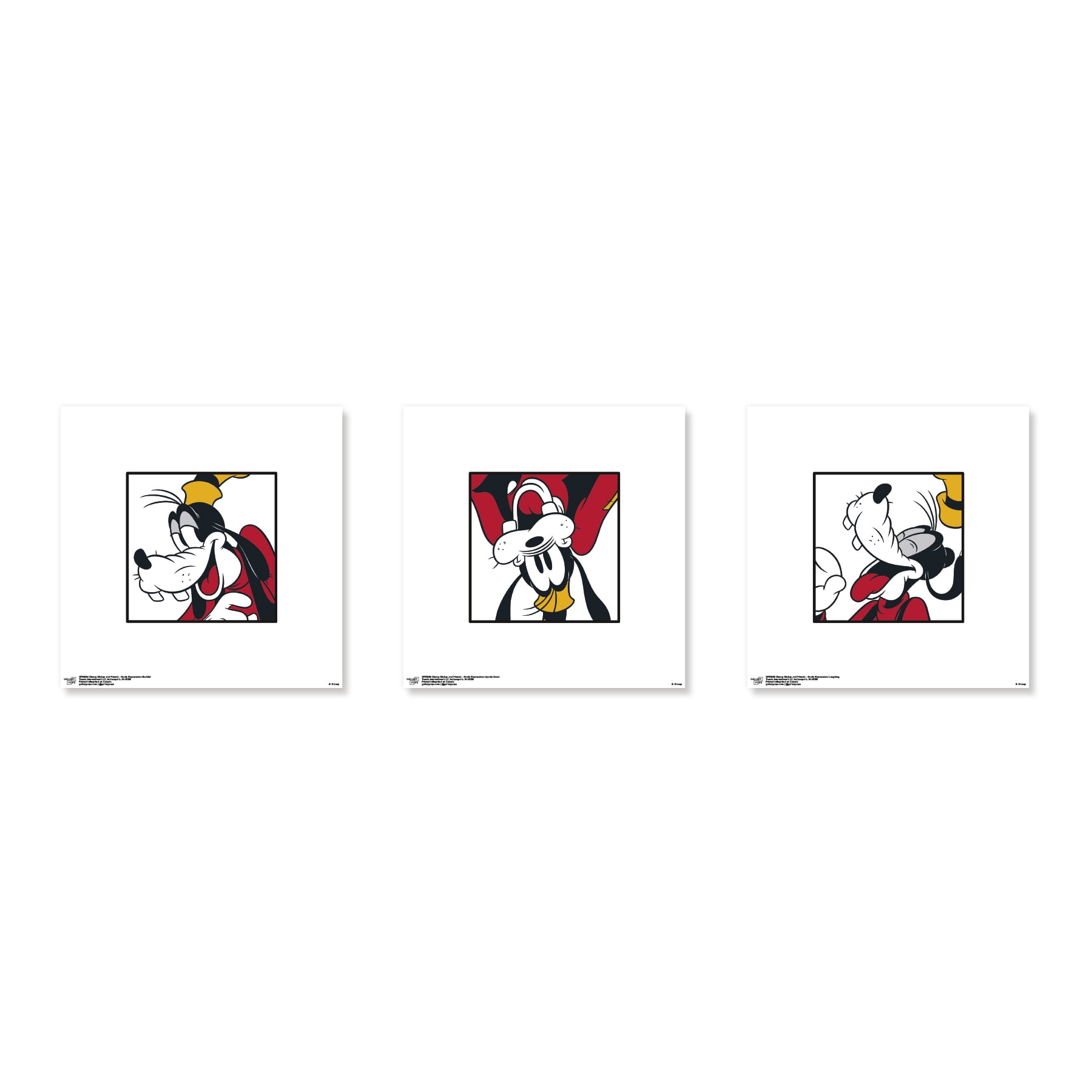 Gallery Pops Disney Mickey and Friends - Goofy Expressions Wall Art ...