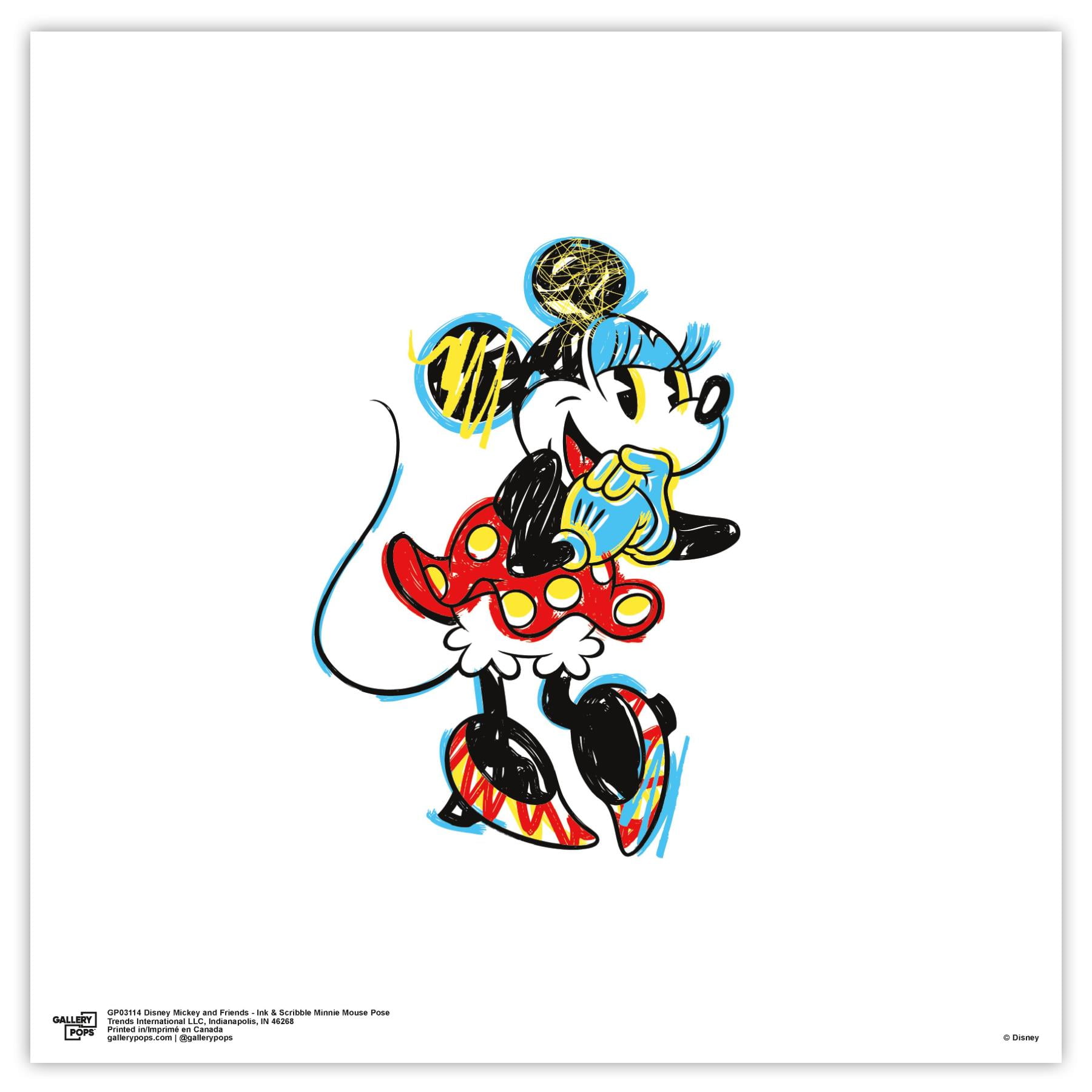 Gallery Pops Disney Mickey and Friends - Ink & Scribble Minnie Mouse ...