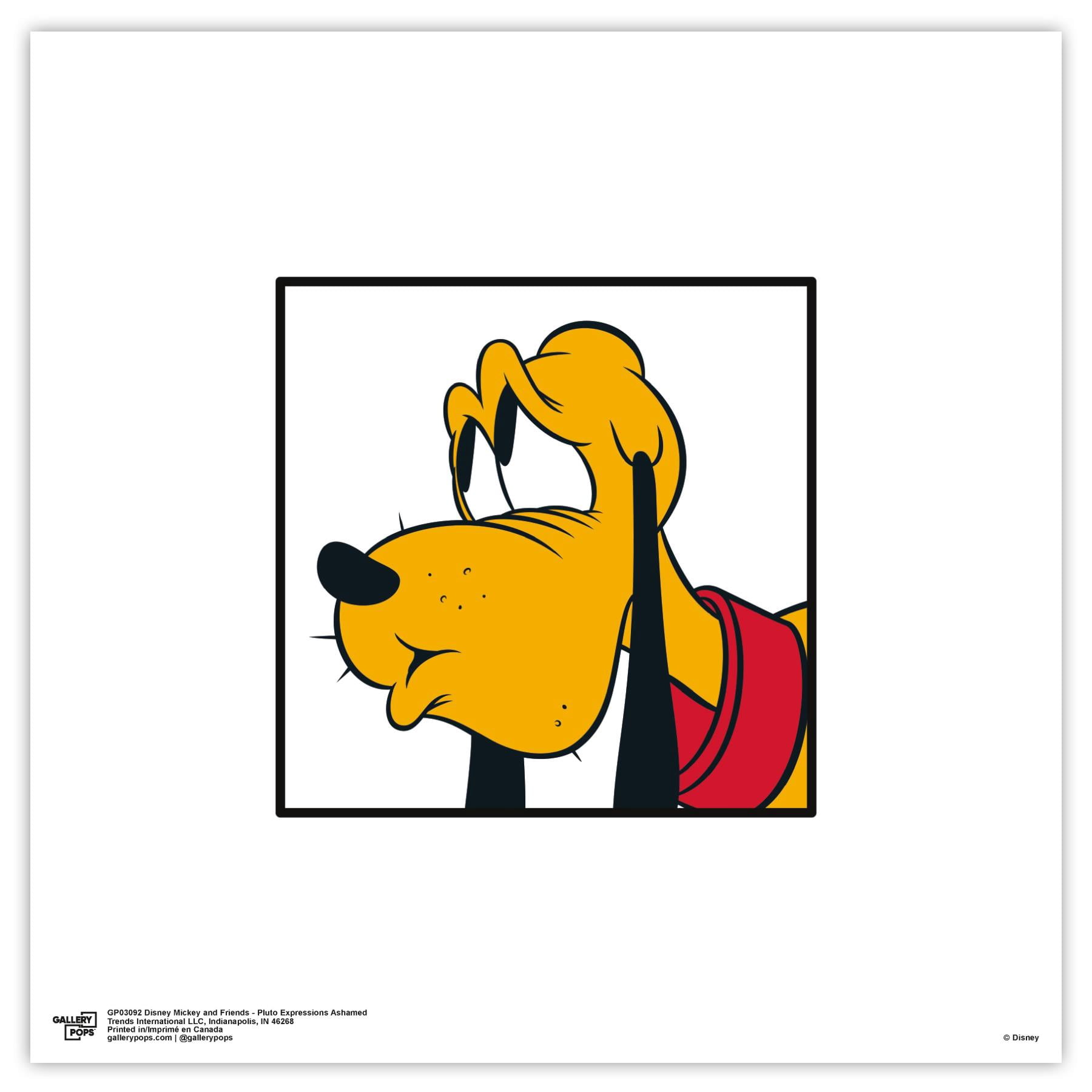 Gallery Pops Disney Mickey and Friends - Pluto Expressions Ashamed Wall ...