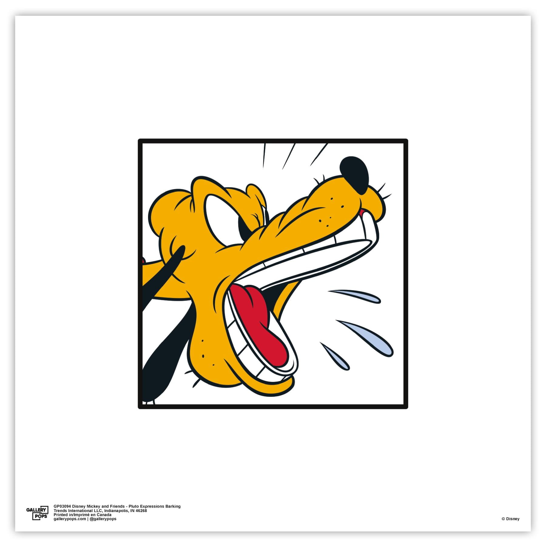 Gallery Pops Disney Mickey and Friends - Pluto Expressions Barking Wall ...