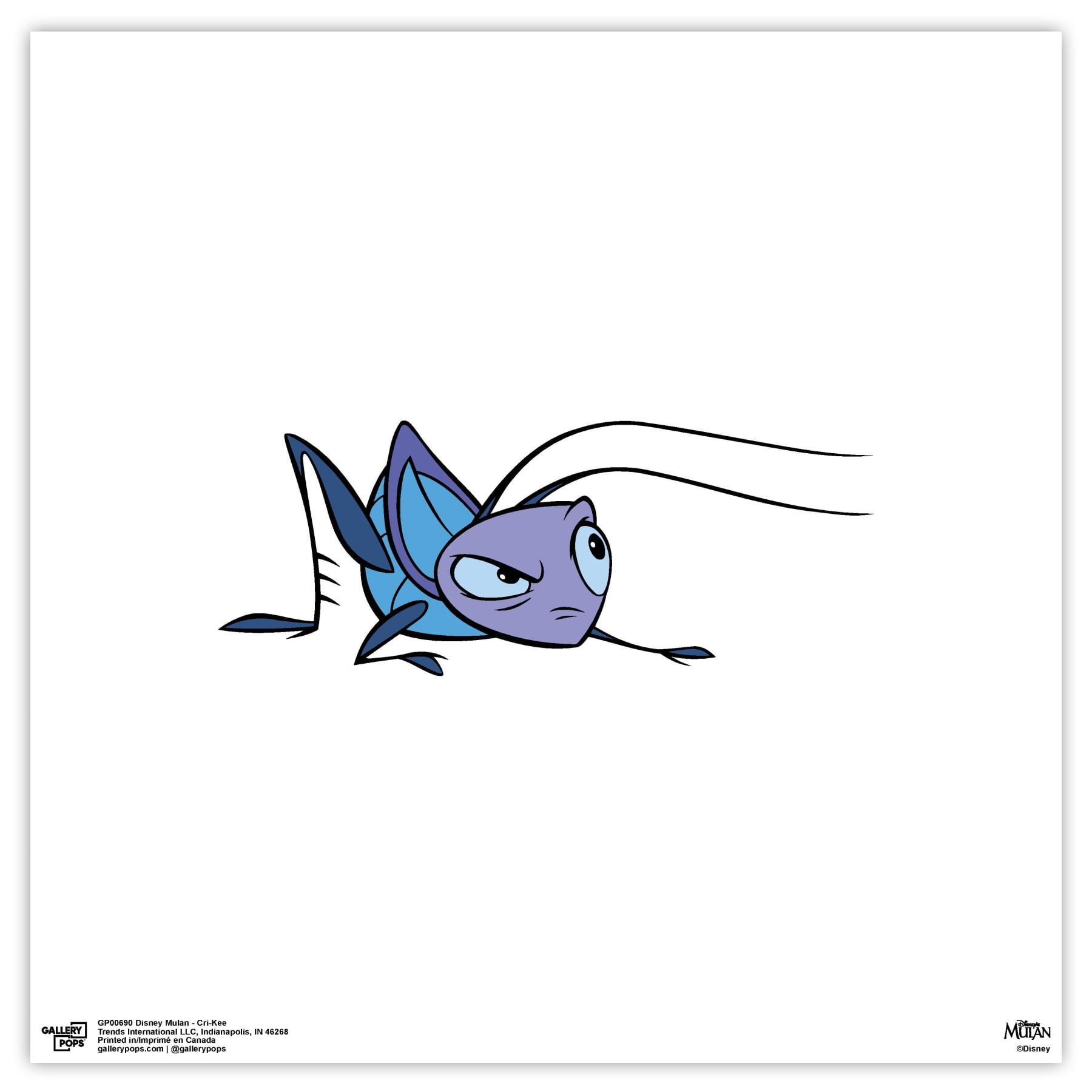 Gallery Pops Disney Mulan - Cri-Kee Wall Art, Unframed Version, 12" x ...