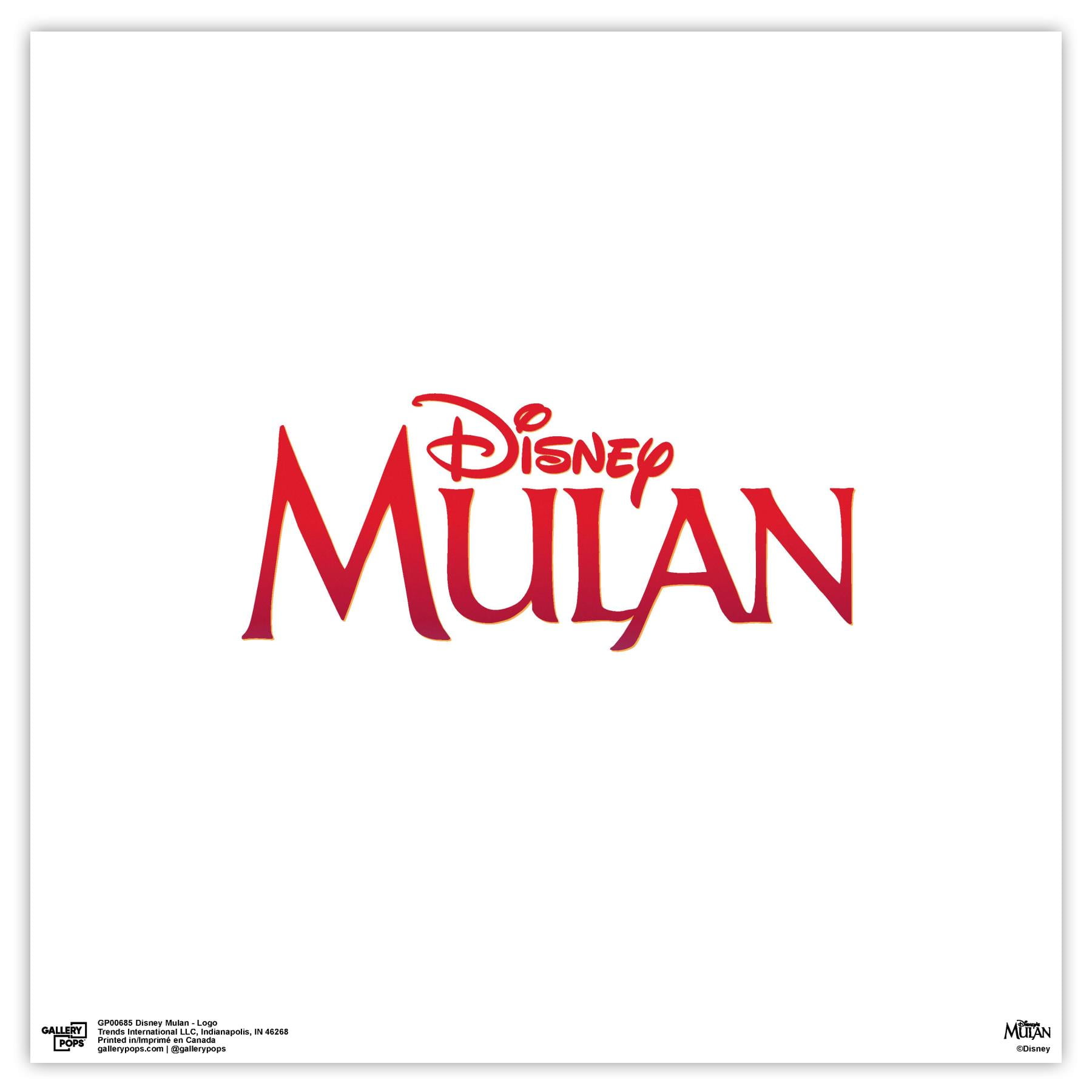 Gallery Pops Disney Mulan - Logo Wall Art, Unframed Version, 12" x 12" - Walmart.com