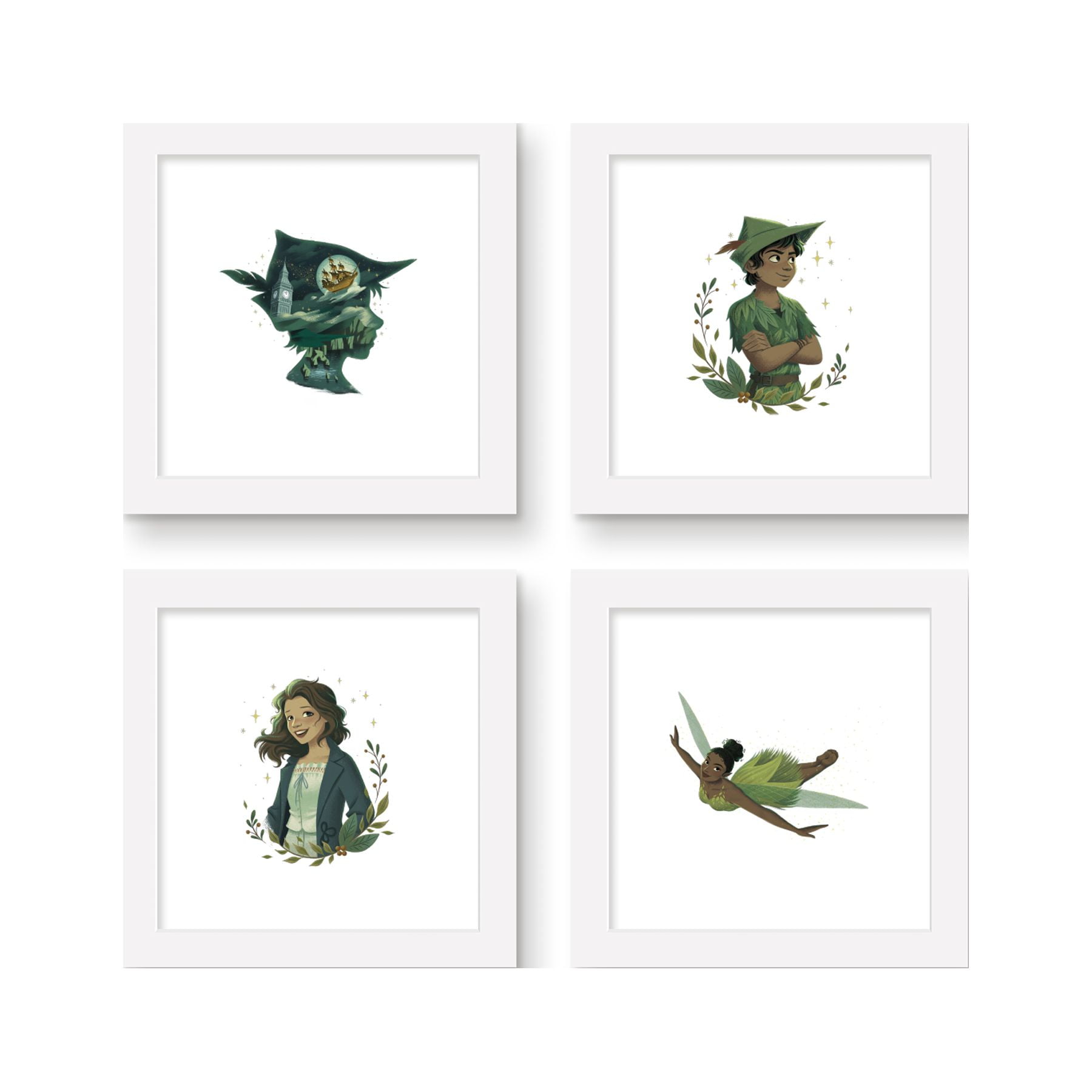 Gallery Pops Disney Peter Pan & Wendy - Adventure Wall Art Bundle (4 ...