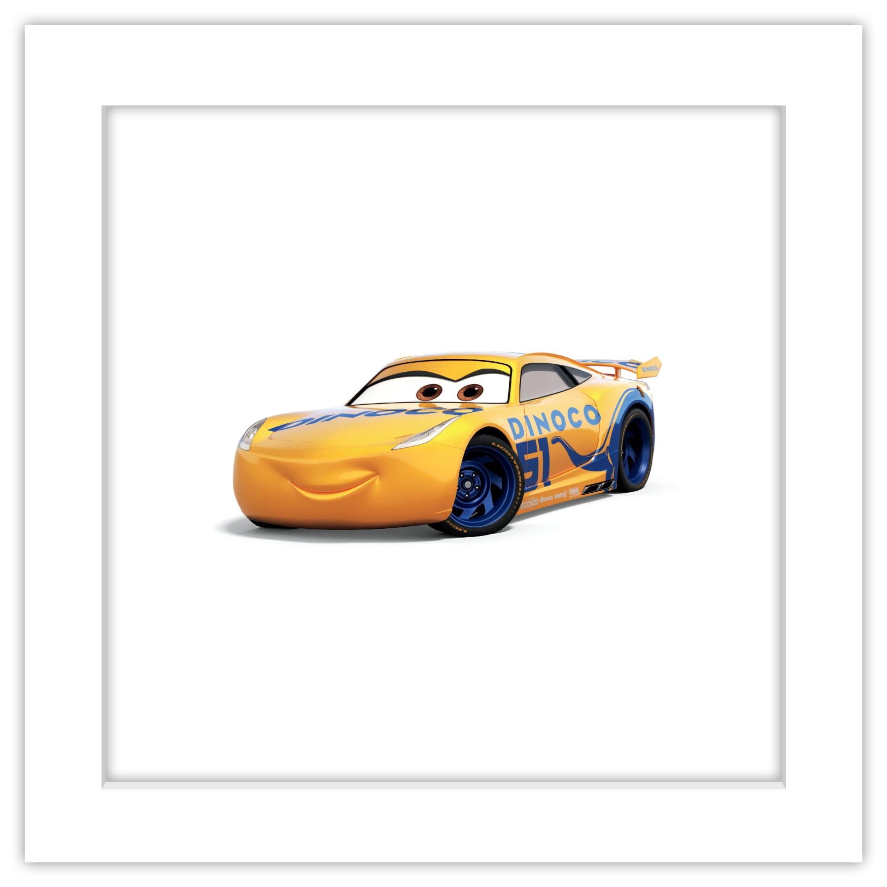 Gallery Pops Disney Pixar Cars 3 - Cruz Ramirez Wall Art, White Framed ...