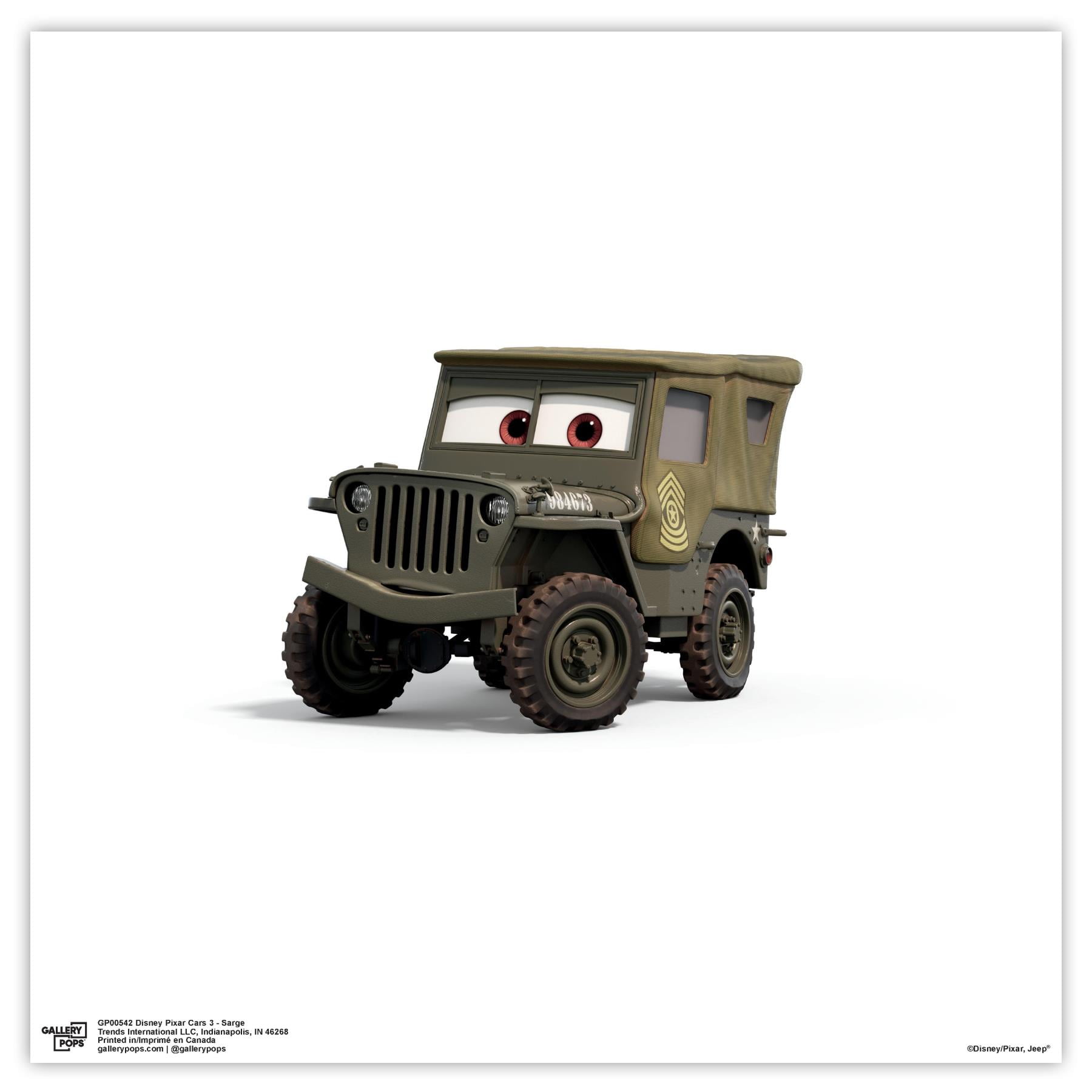 Gallery Pops Disney Pixar Cars 3 - Sarge Wall Art, Unframed Version, 12 ...
