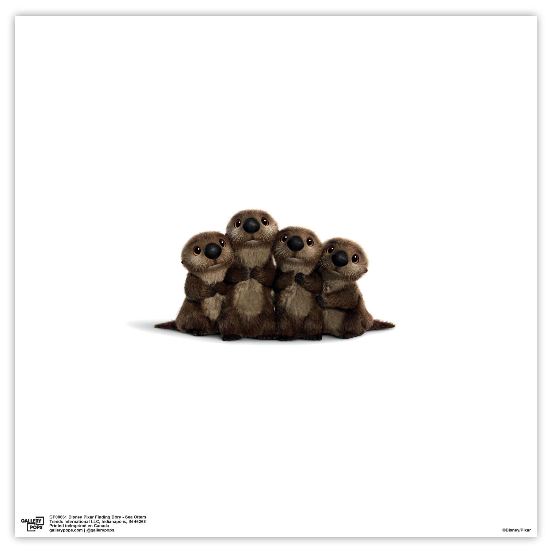 Gallery Pops Disney Pixar Finding Dory - Sea Otters Wall Art, Unframed ...
