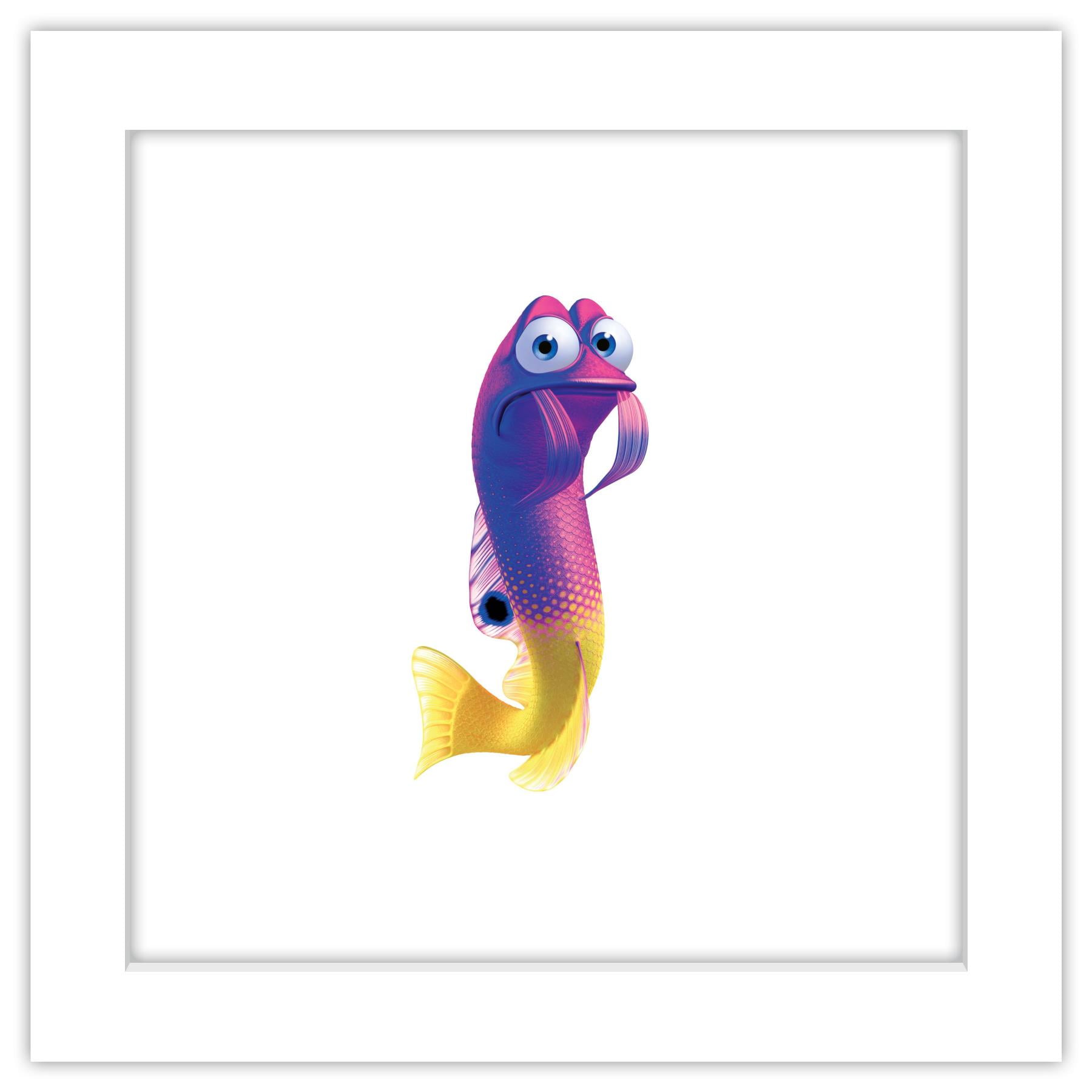Gallery Pops Disney Pixar Finding Nemo Gurgle Wall Art White Framed Version 12 X 12