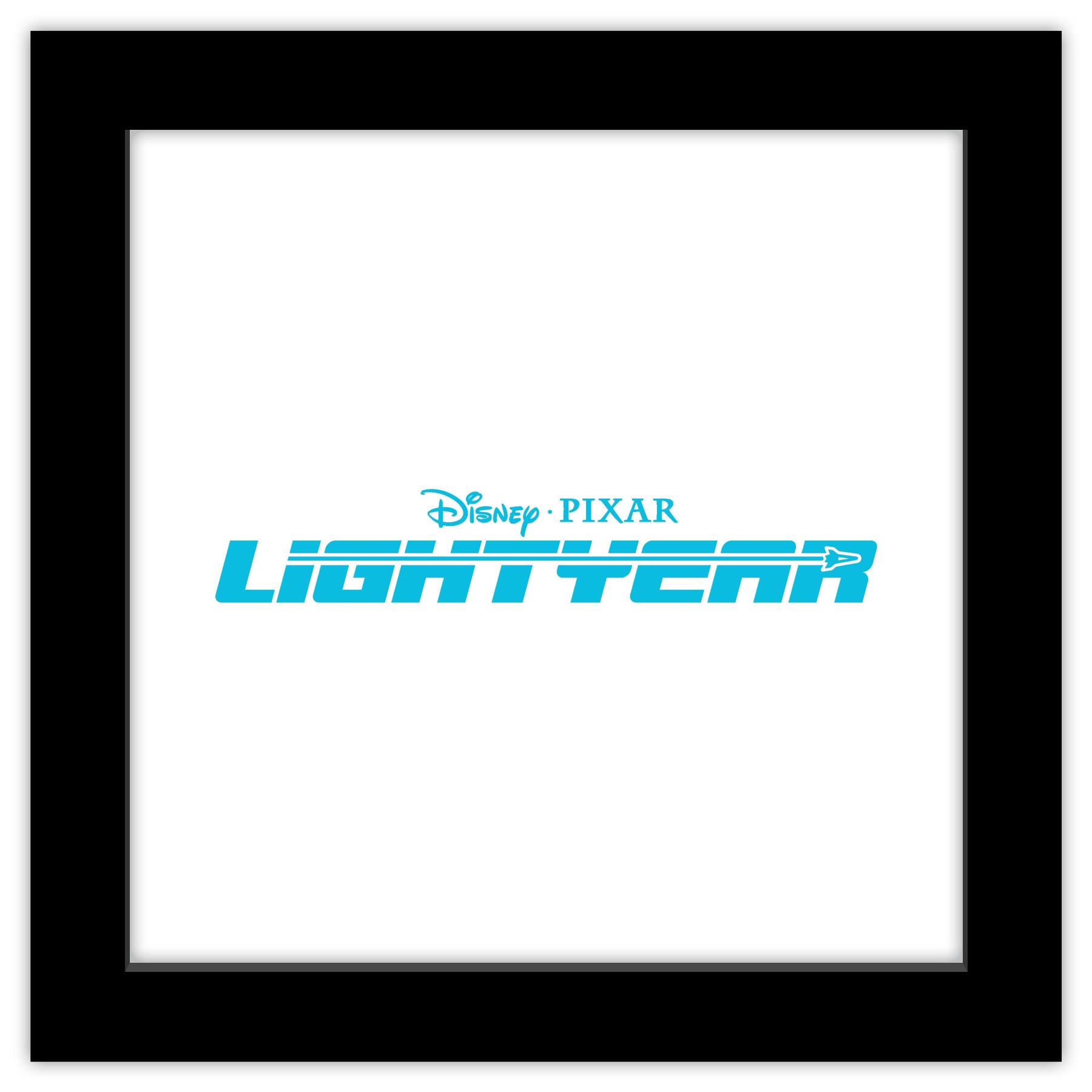 Gallery Pops Disney Pixar Lightyear - Logo Wall Art, Black Framed ...