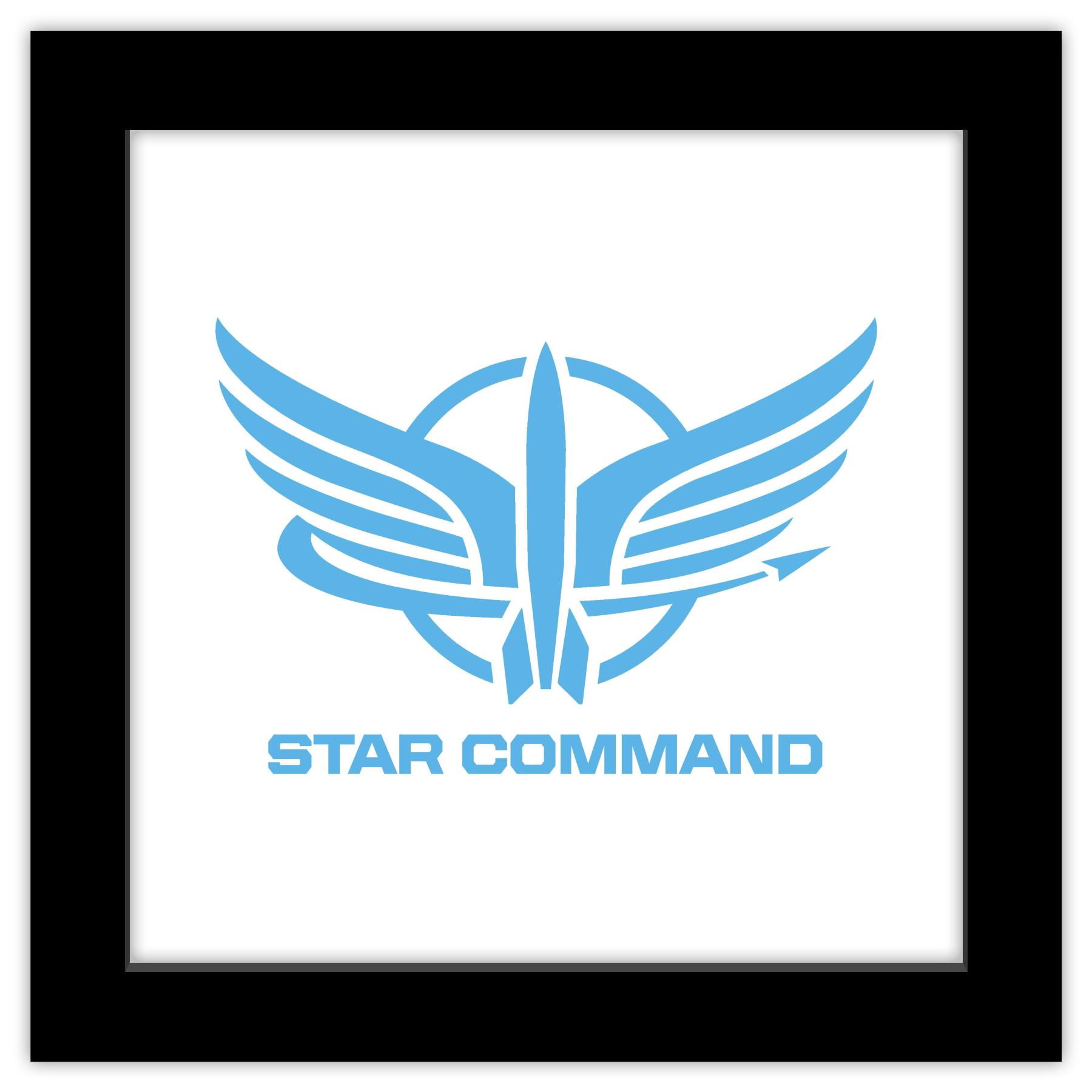 Gallery Pops Disney Pixar Lightyear - Star Command Logo Wall Art, Black ...