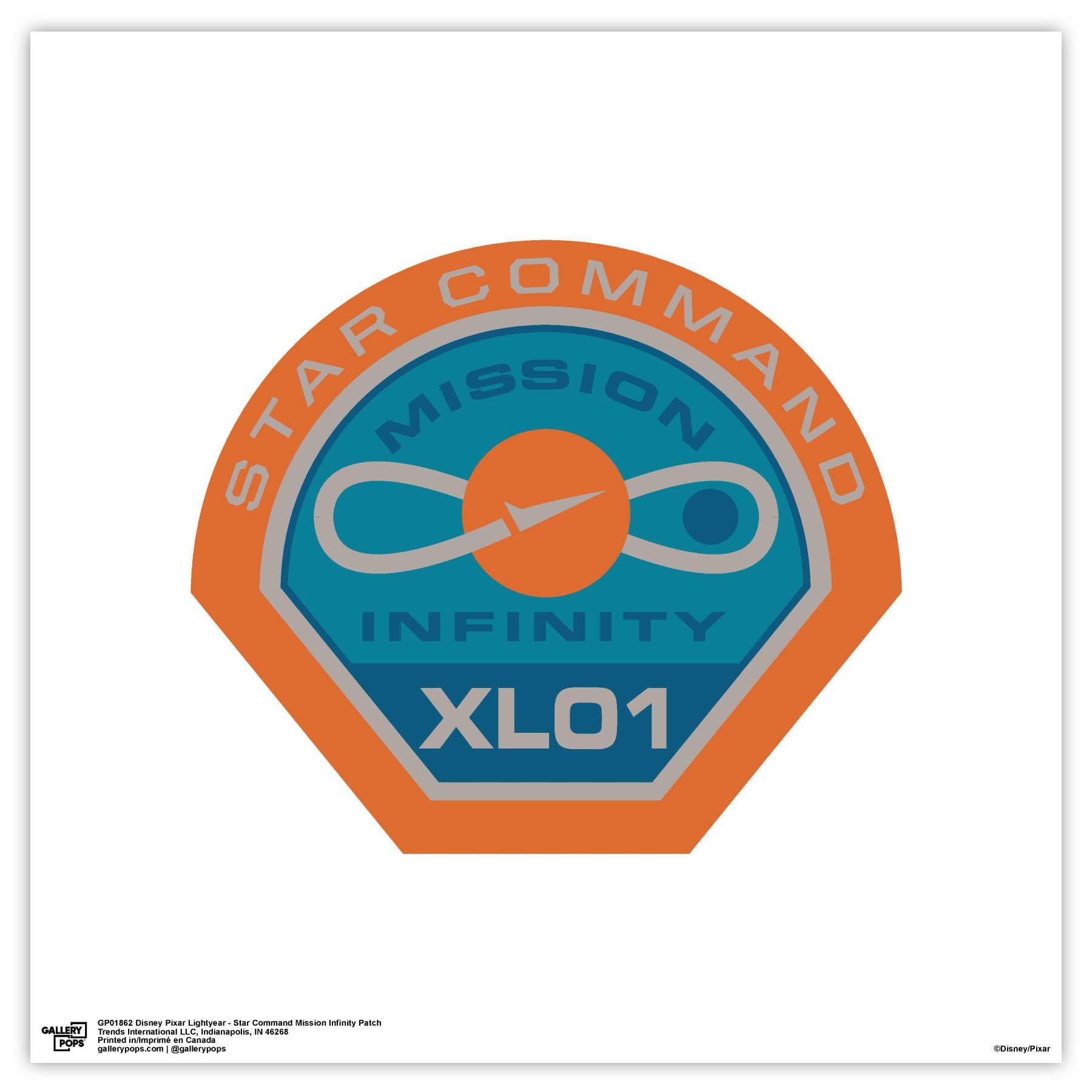 Gallery Pops Disney Pixar Lightyear - Star Command Mission Infinity Patch Wall Art, Unframed ...
