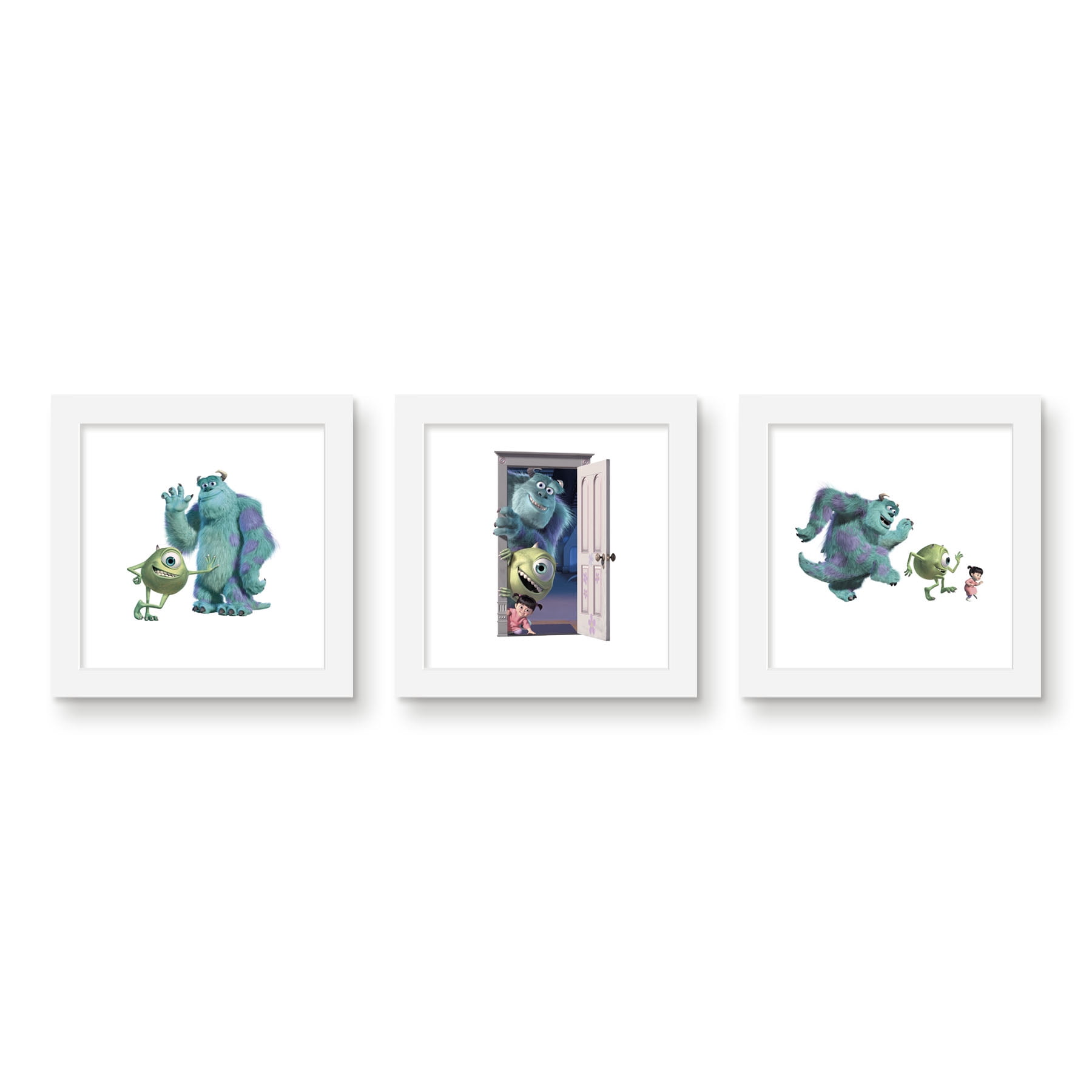 Gallery Pops Disney Pixar Monsters Inc. - Mike, Sully, Boo Wall Art ...