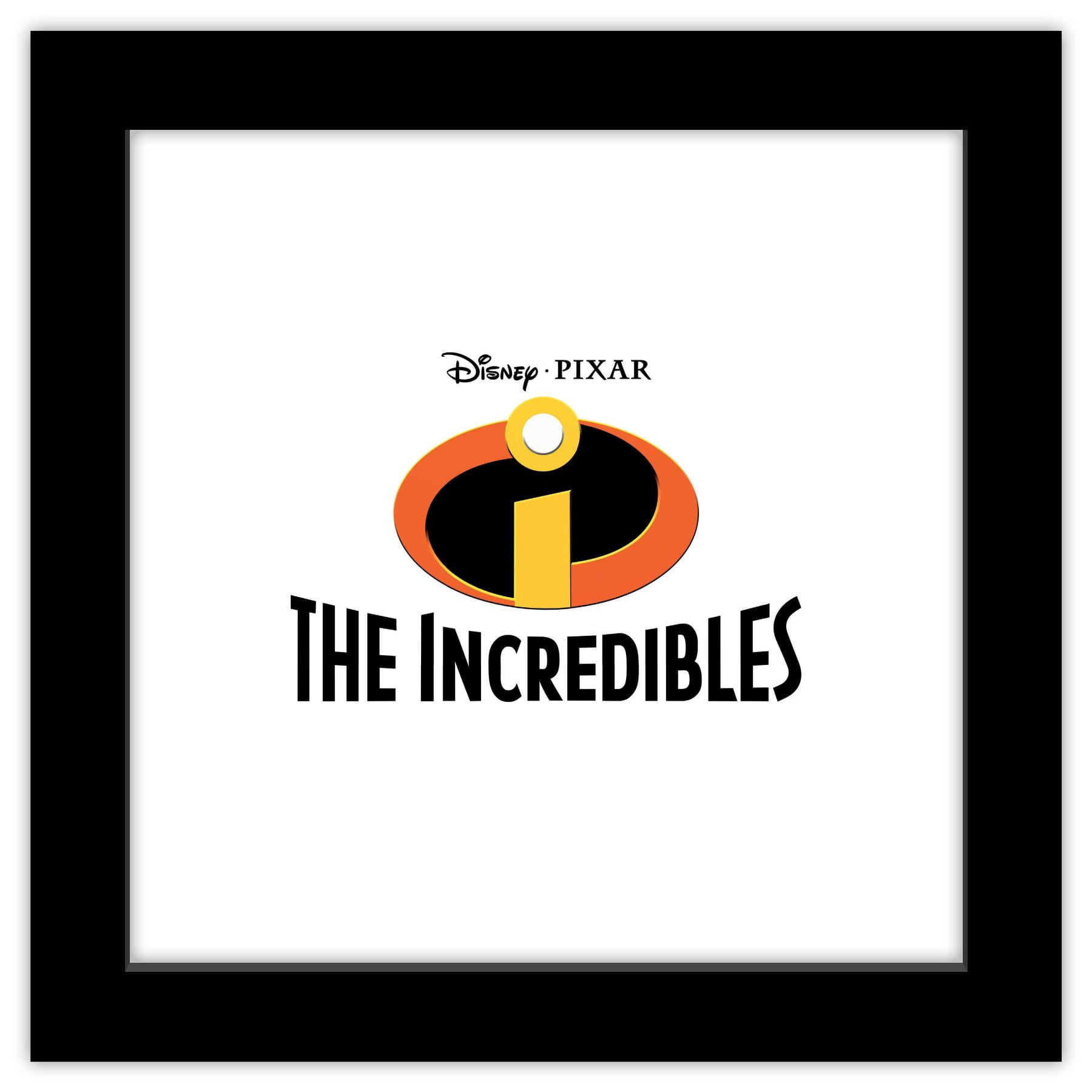 Gallery Pops Disney Pixar The Incredibles - Logo Wall Art, Black Framed ...