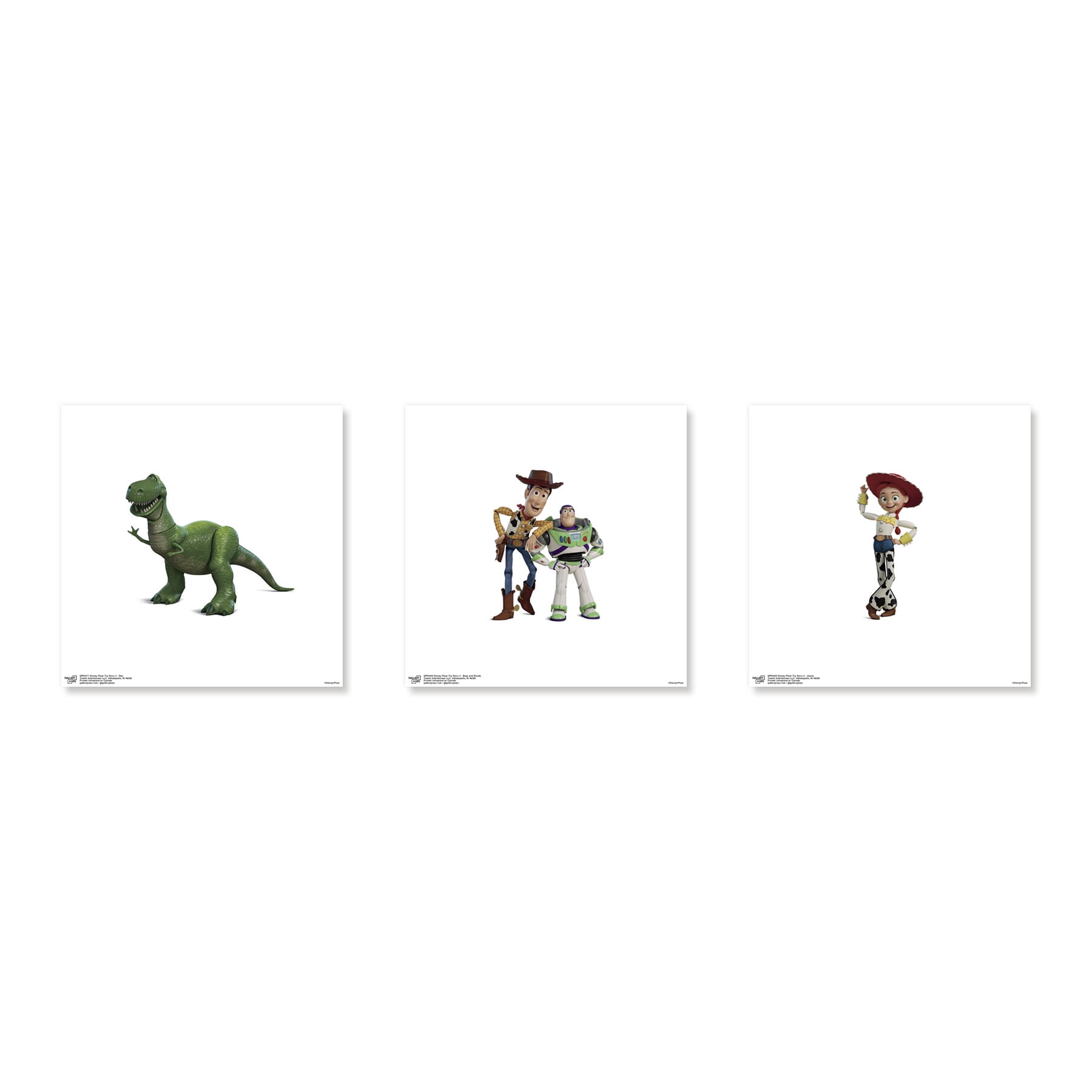 Gallery Pops Disney Pixar Toy Story 4 - Characters Wall Art Bundle (3 ...