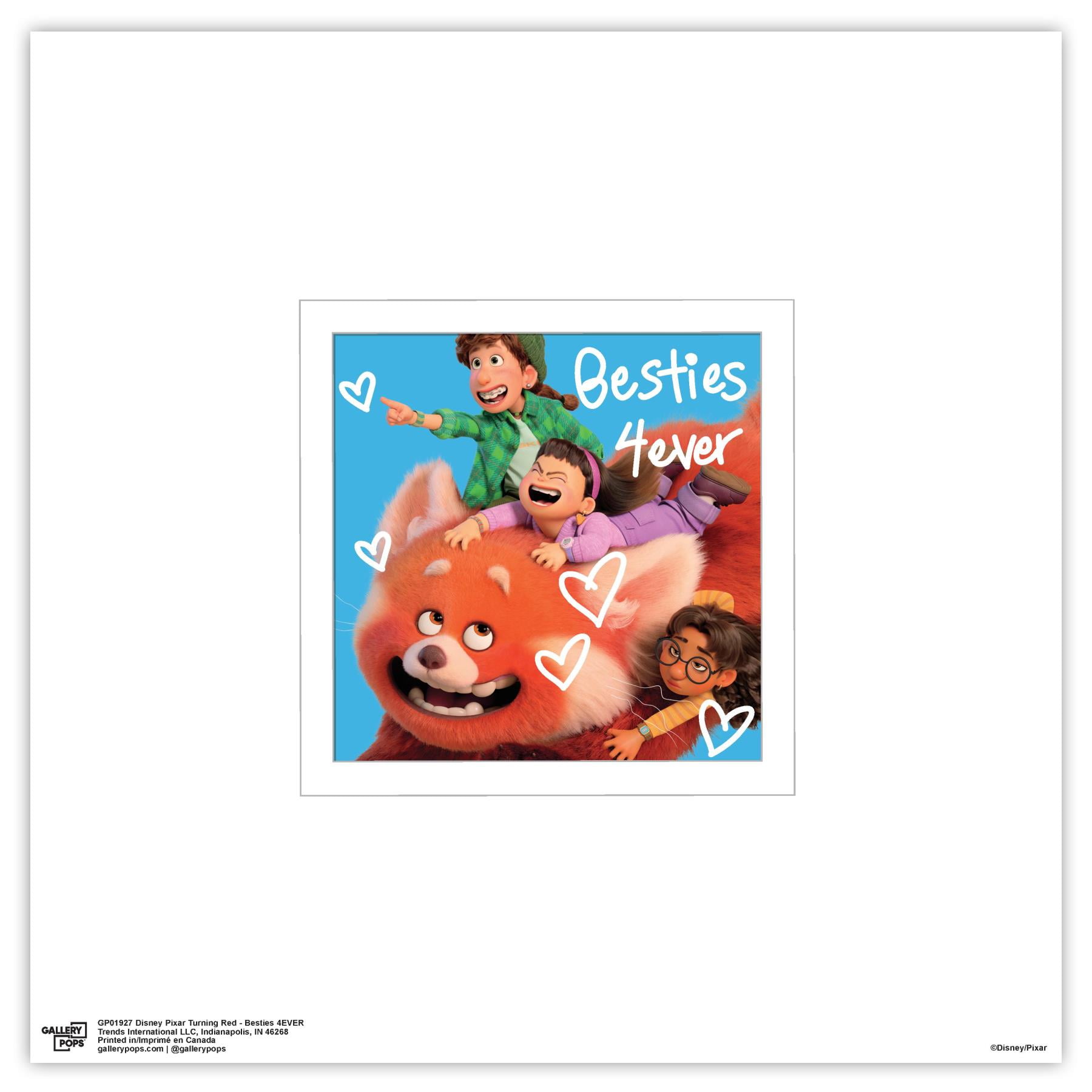 Gallery Pops Disney Pixar Turning Red - Besties 4EVER Wall Art ...