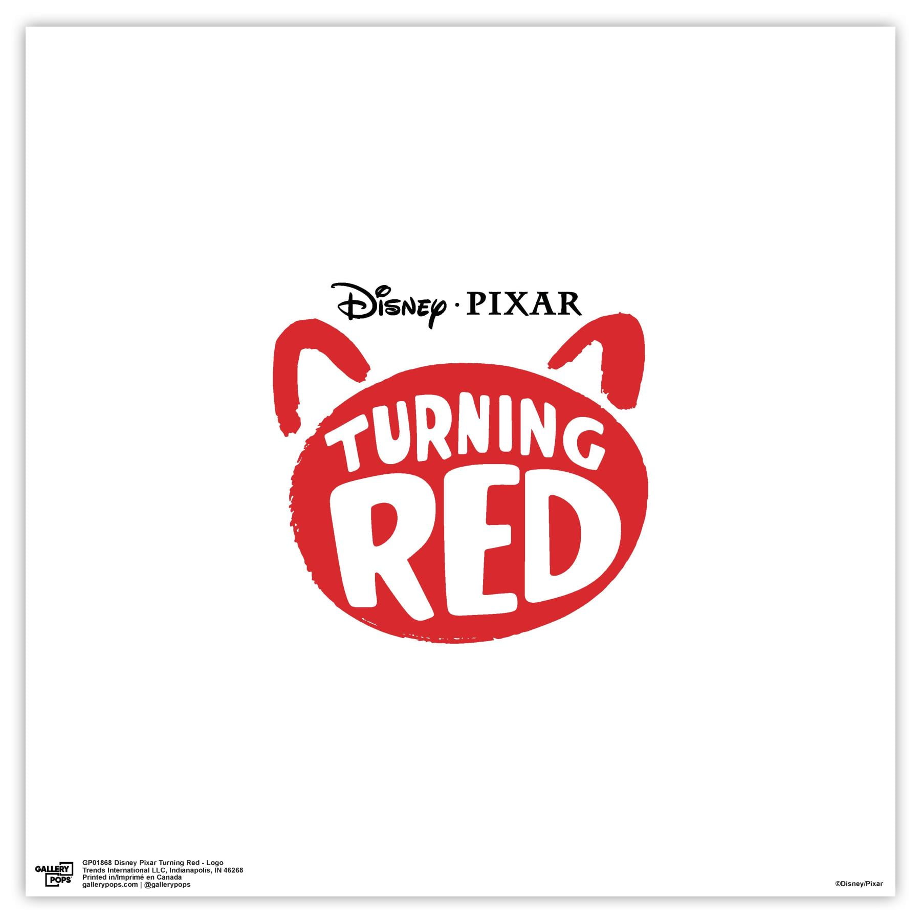 Gallery Pops Disney Pixar Turning Red - Logo Wall Art, Unframed Version ...
