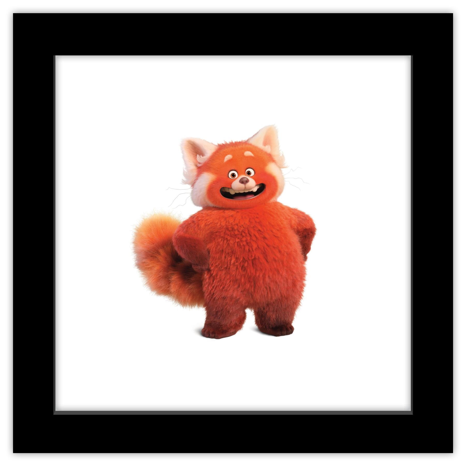 Gallery Pops Disney Pixar Turning Red - Red Panda Mei Wall Art, Black ...