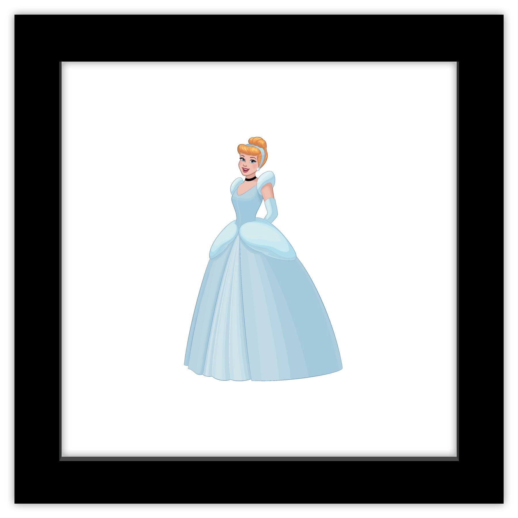 Gallery Pops Disney Princess - Cinderella Wall Art, Black Framed ...