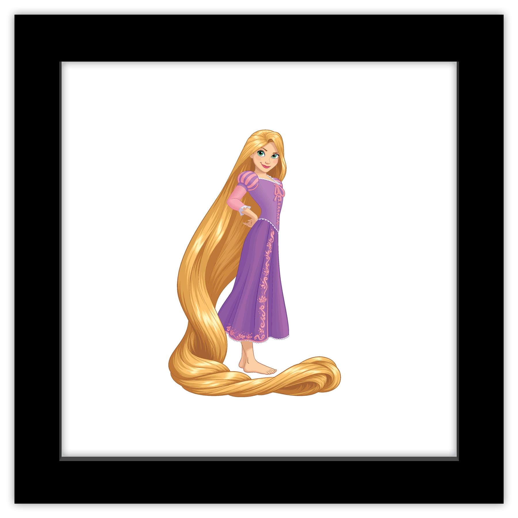 Gallery Pops Disney Princess - Rapunzel Wall Art, Black Framed Version ...