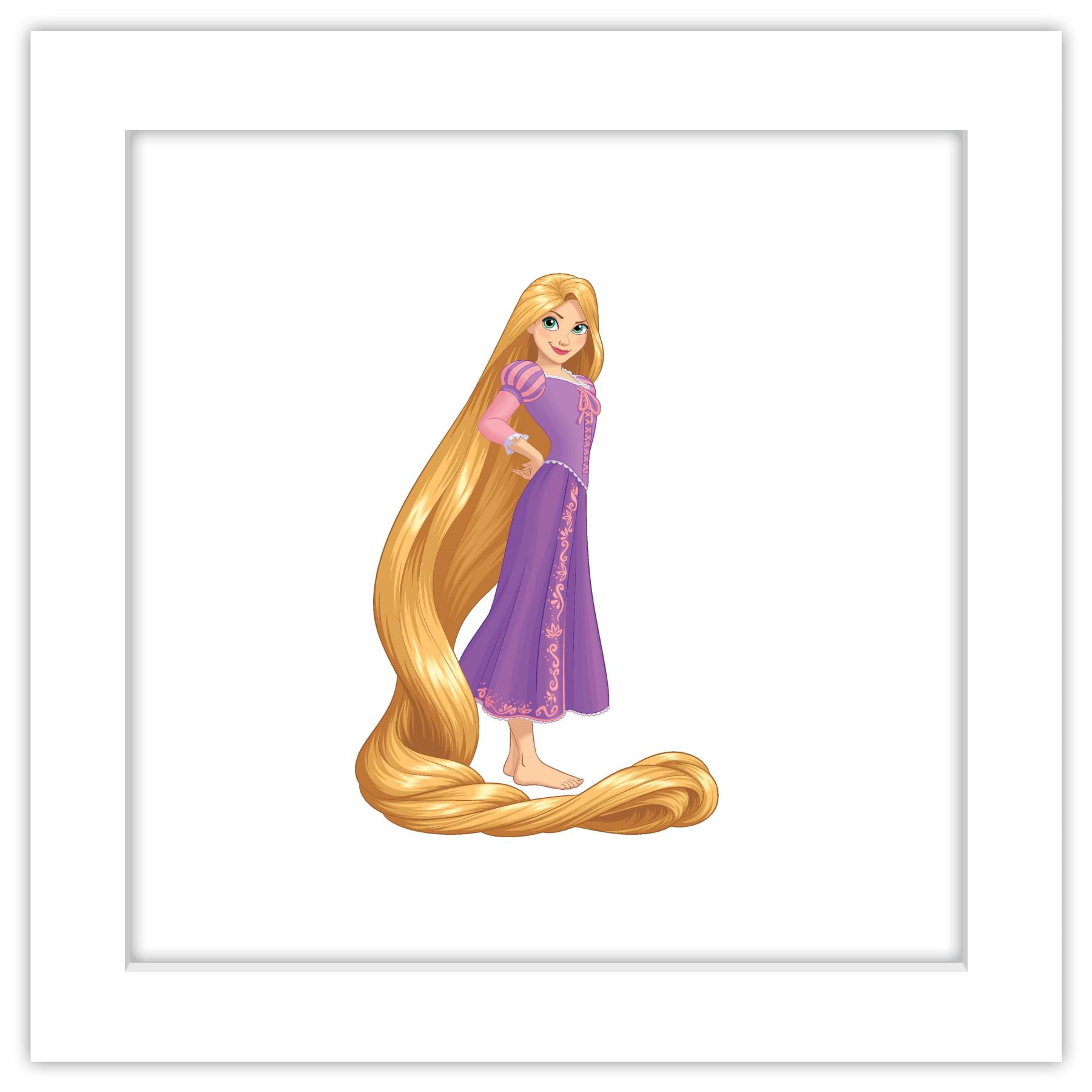 Gallery Pops Disney Princess - Rapunzel Wall Art, White Framed Version ...