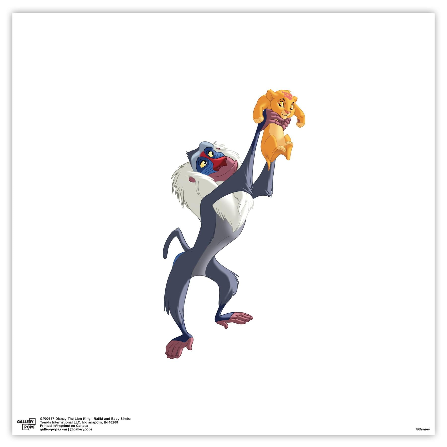 Gallery Pops Disney The Lion King - Rafiki and Baby Simba Wall Art ...