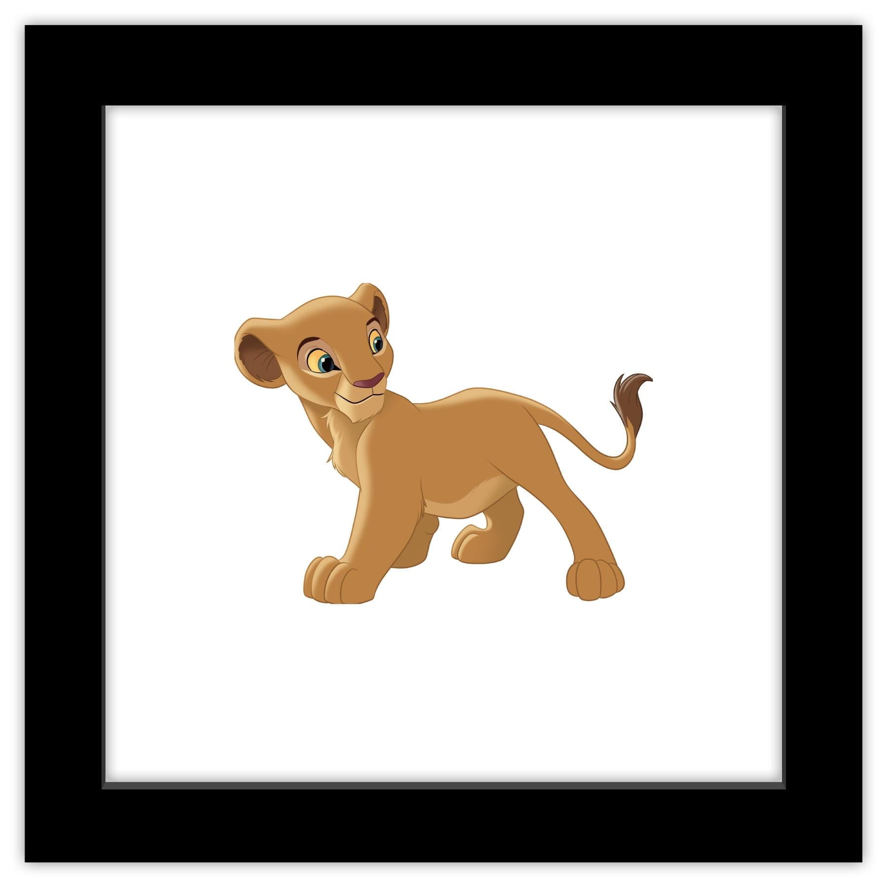 Gallery Pops Disney The Lion King - Young Nala Wall Art, Black Framed ...