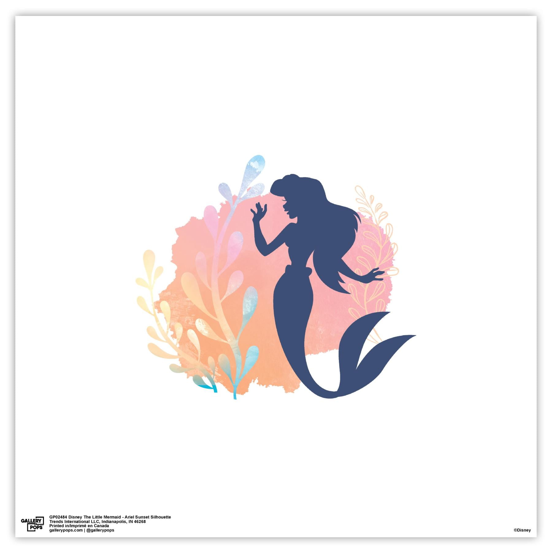 Gallery Pops Disney The Little Mermaid - Ariel Sunset Silhouette Wall ...