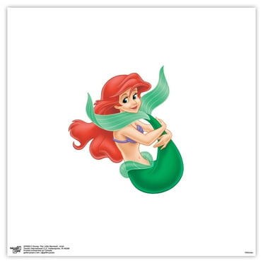 Disney The Little Mermaid - Ariel - Kiss The Girl Wall Poster with Push ...