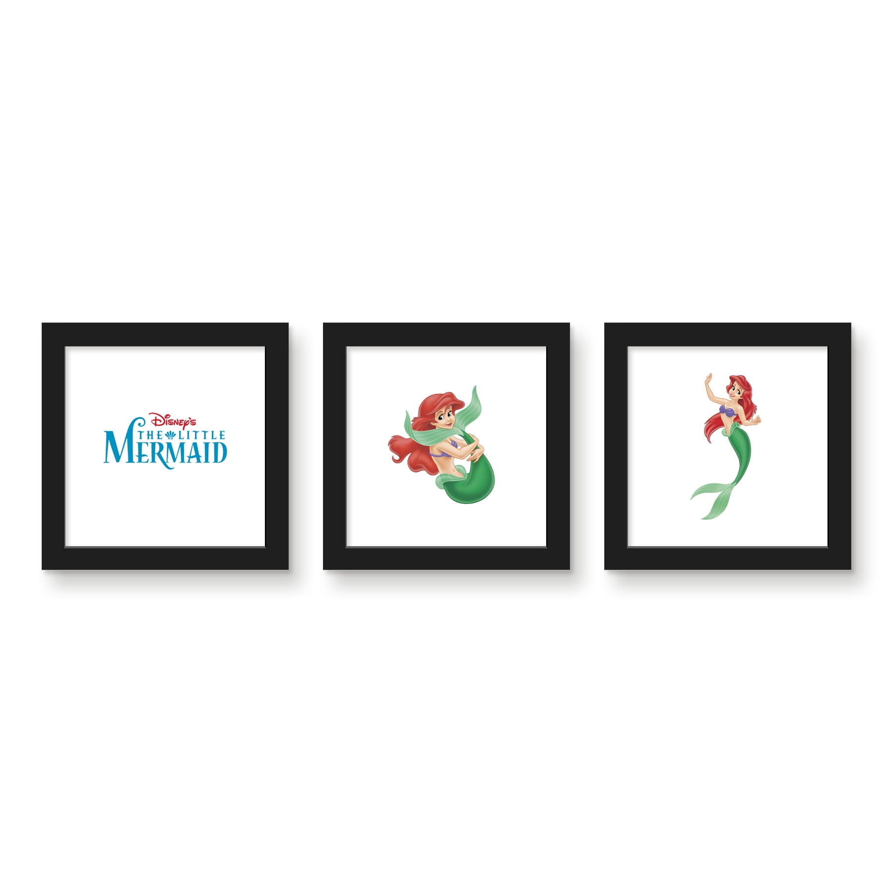 Gallery Pops Disney The Little Mermaid - Ariel Wall Art Bundle (3-Pack ...
