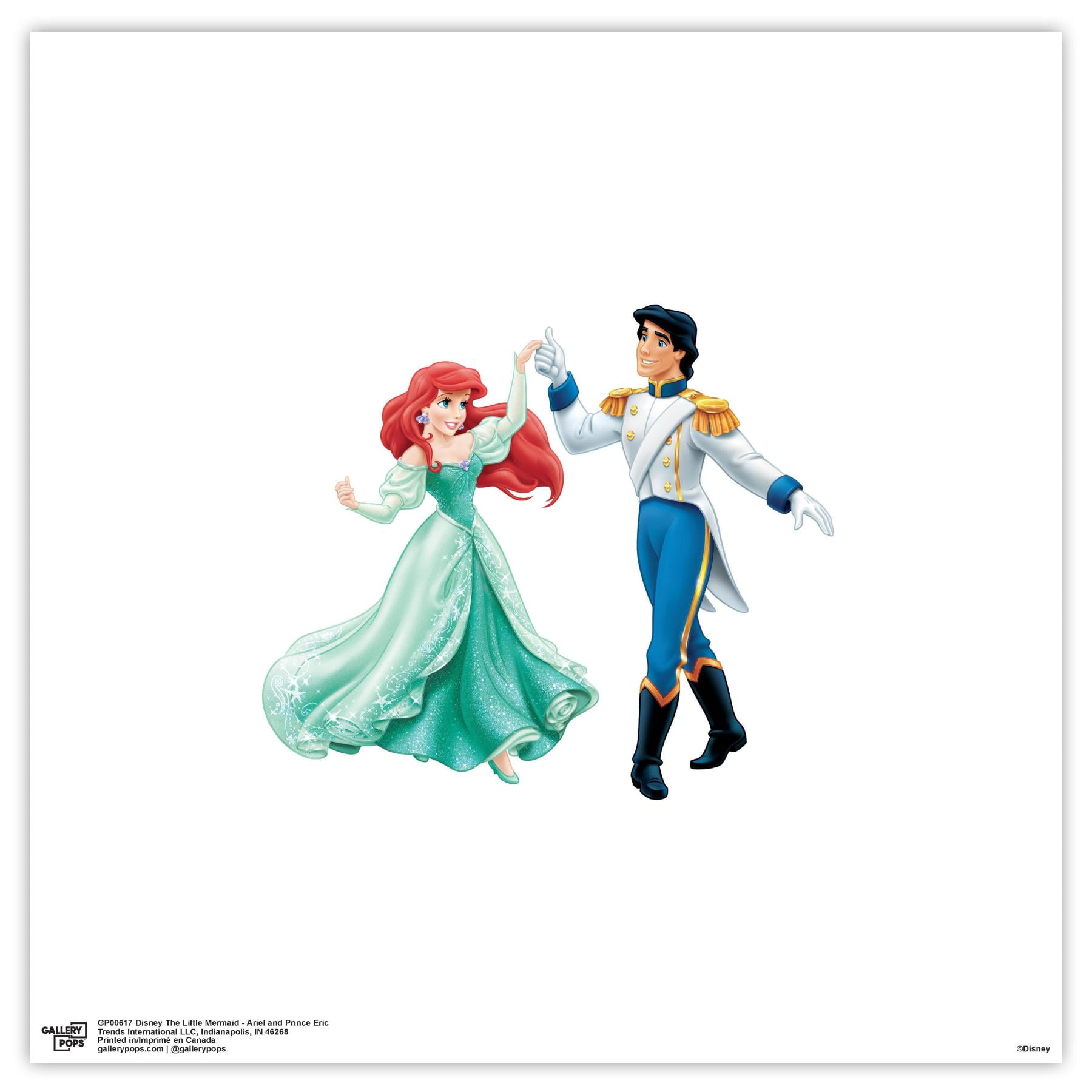 Gallery Pops Disney The Little Mermaid - Ariel and Prince Eric Wall Art ...