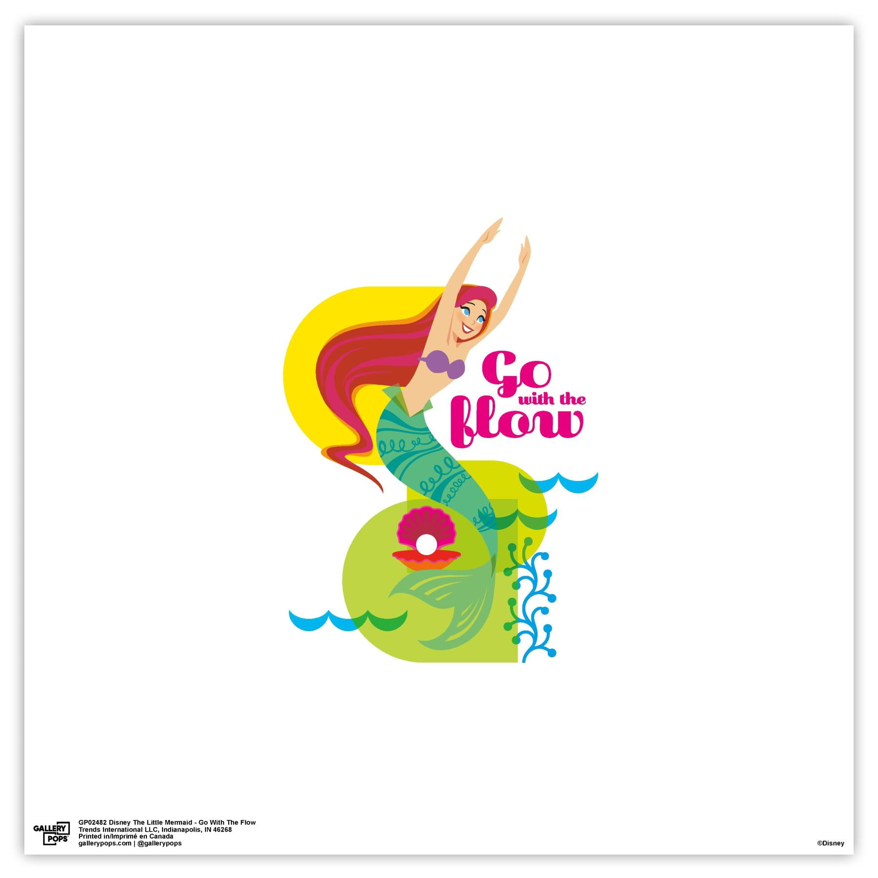 Gallery Pops Disney The Little Mermaid - Go With The Flow Wall Art ...